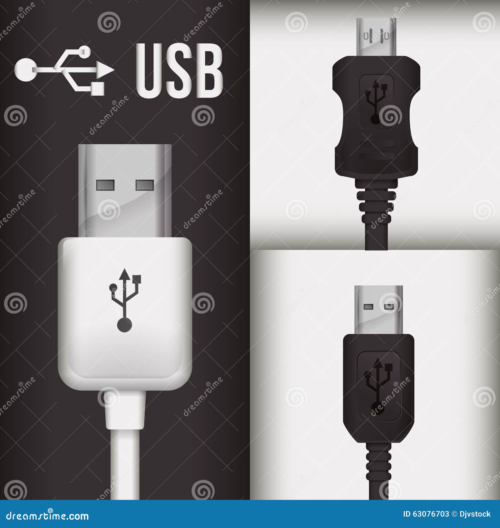 Usb icon design stock vector. Illustration of connector - 63076703