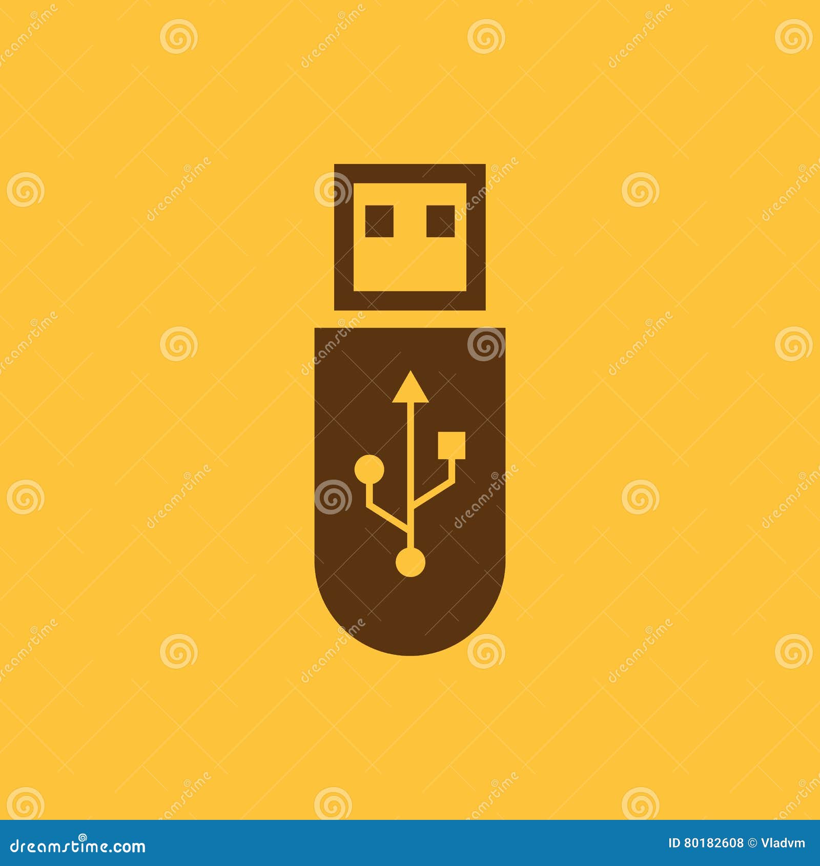The Usb Icon Transfer And Connection Data Usb Symbol Ui Web Logo Sign Flat Design App