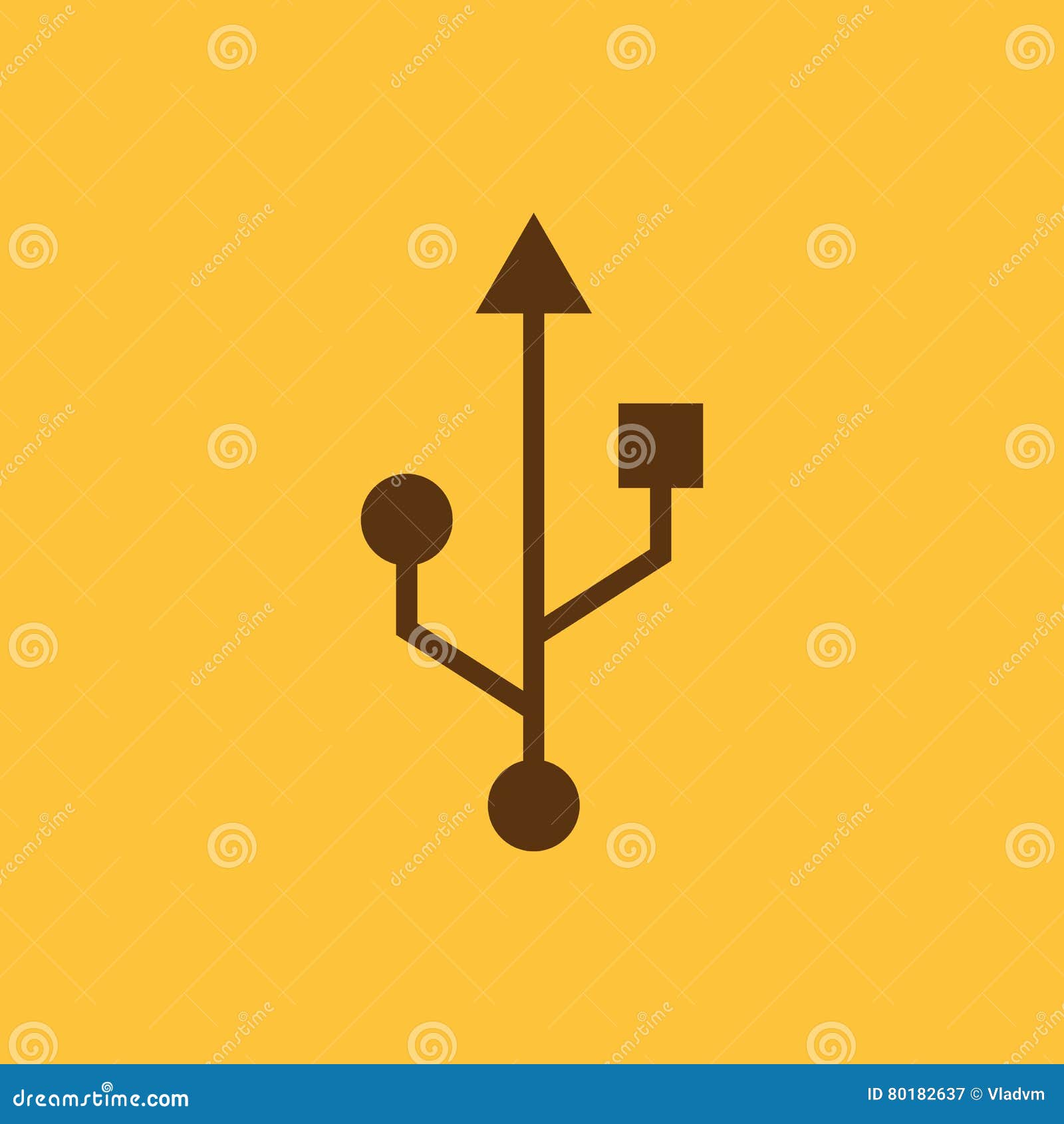 The Usb Icon. Transfer and Connection, Data, Usb Symbol. UI. Web. Logo ...