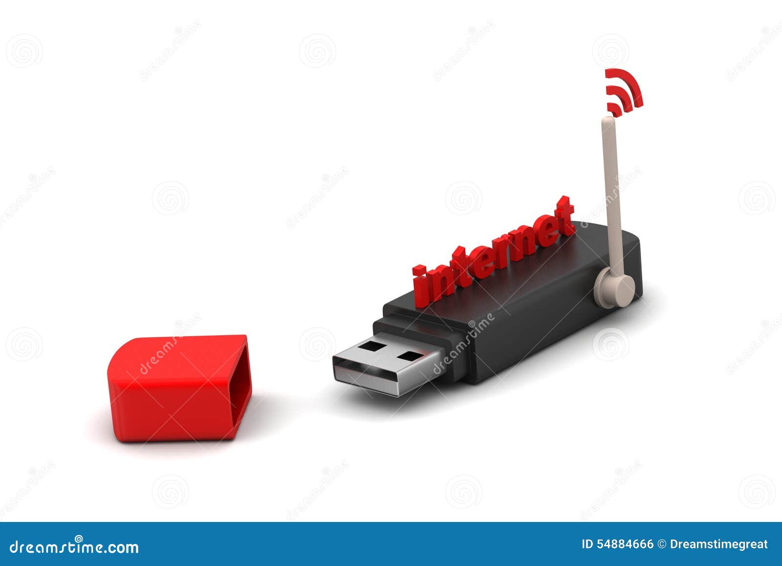 Usb with Internet Connection Stock Illustration - Illustration of ...