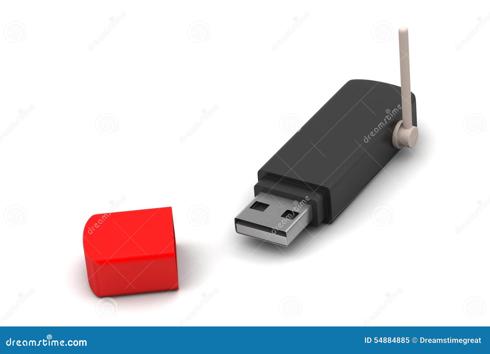 Usb with Internet Connection Stock Illustration - Illustration of ...