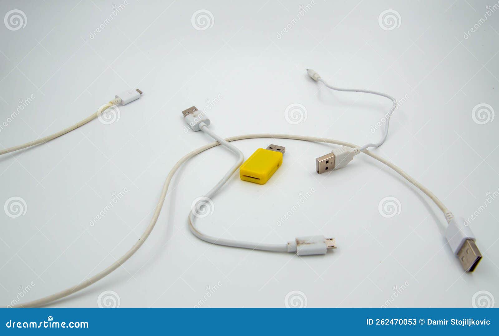 USB and KABLES stock image. Image of output, cable, transfer - 262470053