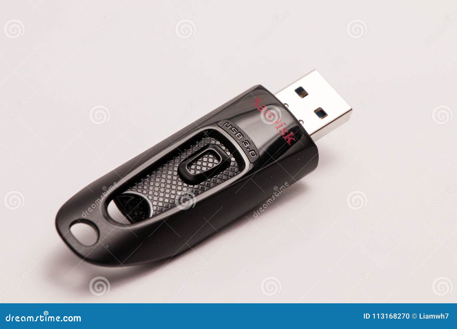 USB Key Scan Disk Close Up Isolated on White Editorial Image - Image of ...