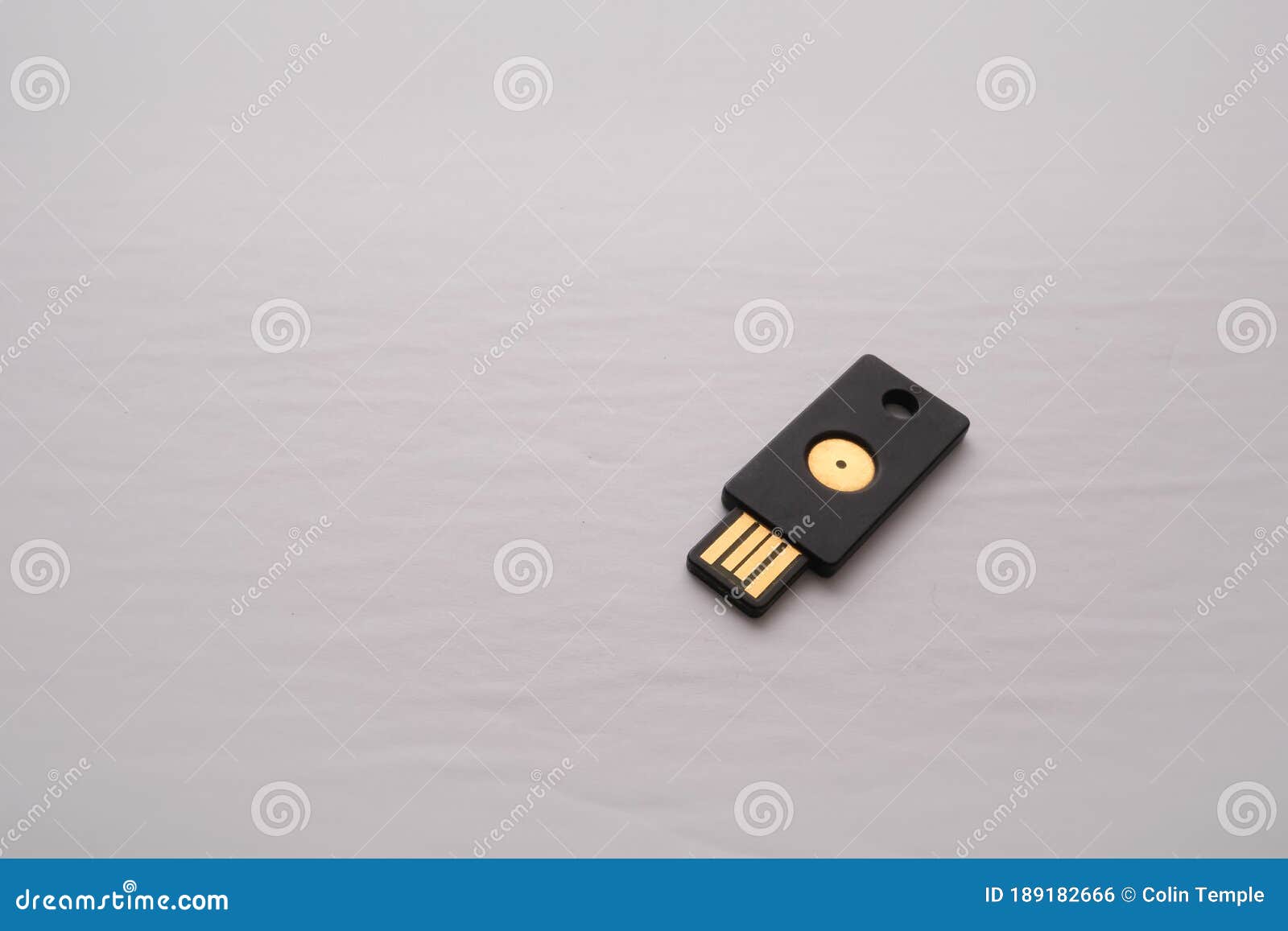 USB Key for 2-Factor Authentication Stock Photo - Image of infosec ...