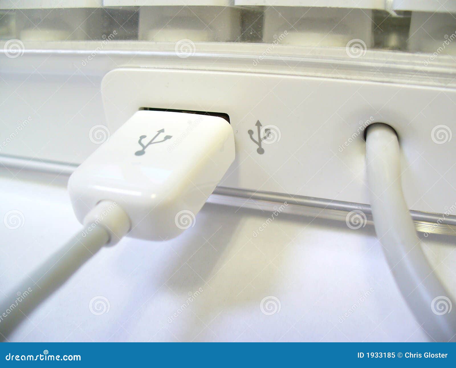 Usb keyboard stock image. Image of computer, desktop, power - 1933185
