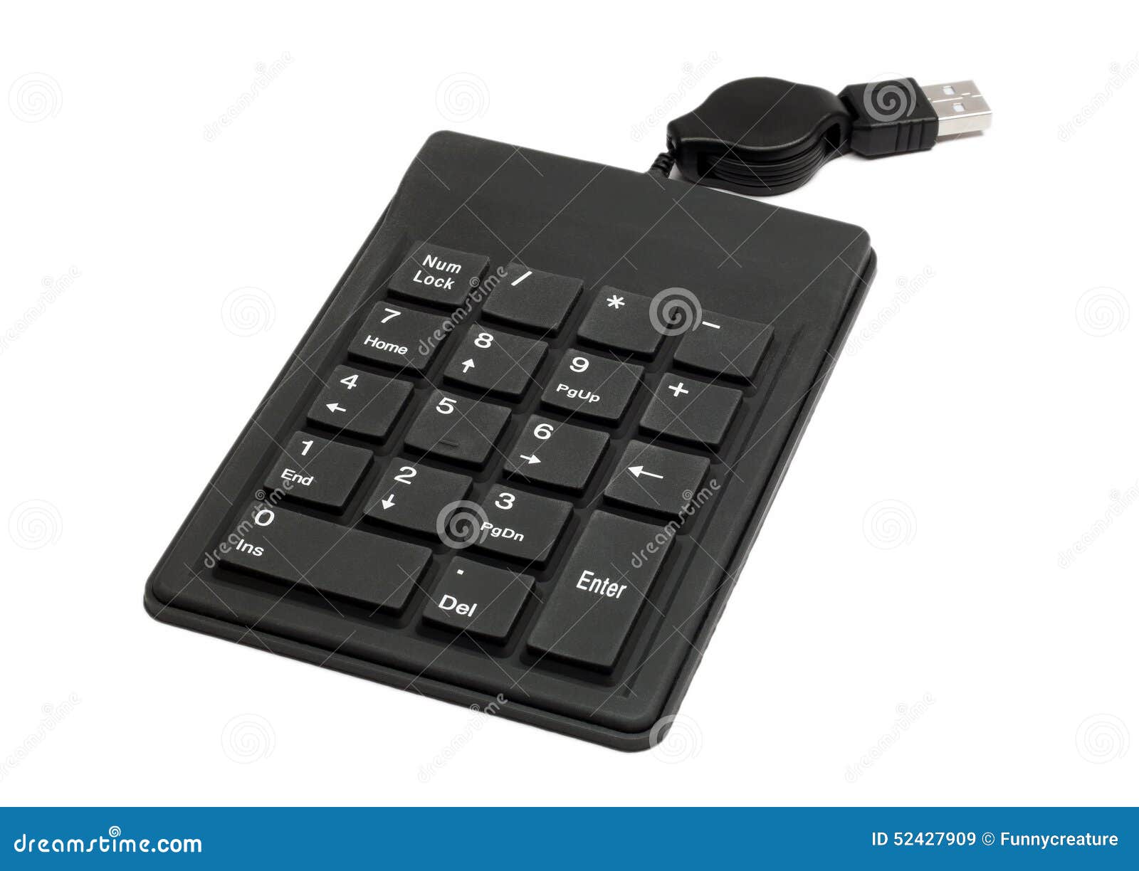 USB keypad stock image. Image of peripheral, electronics - 52427909