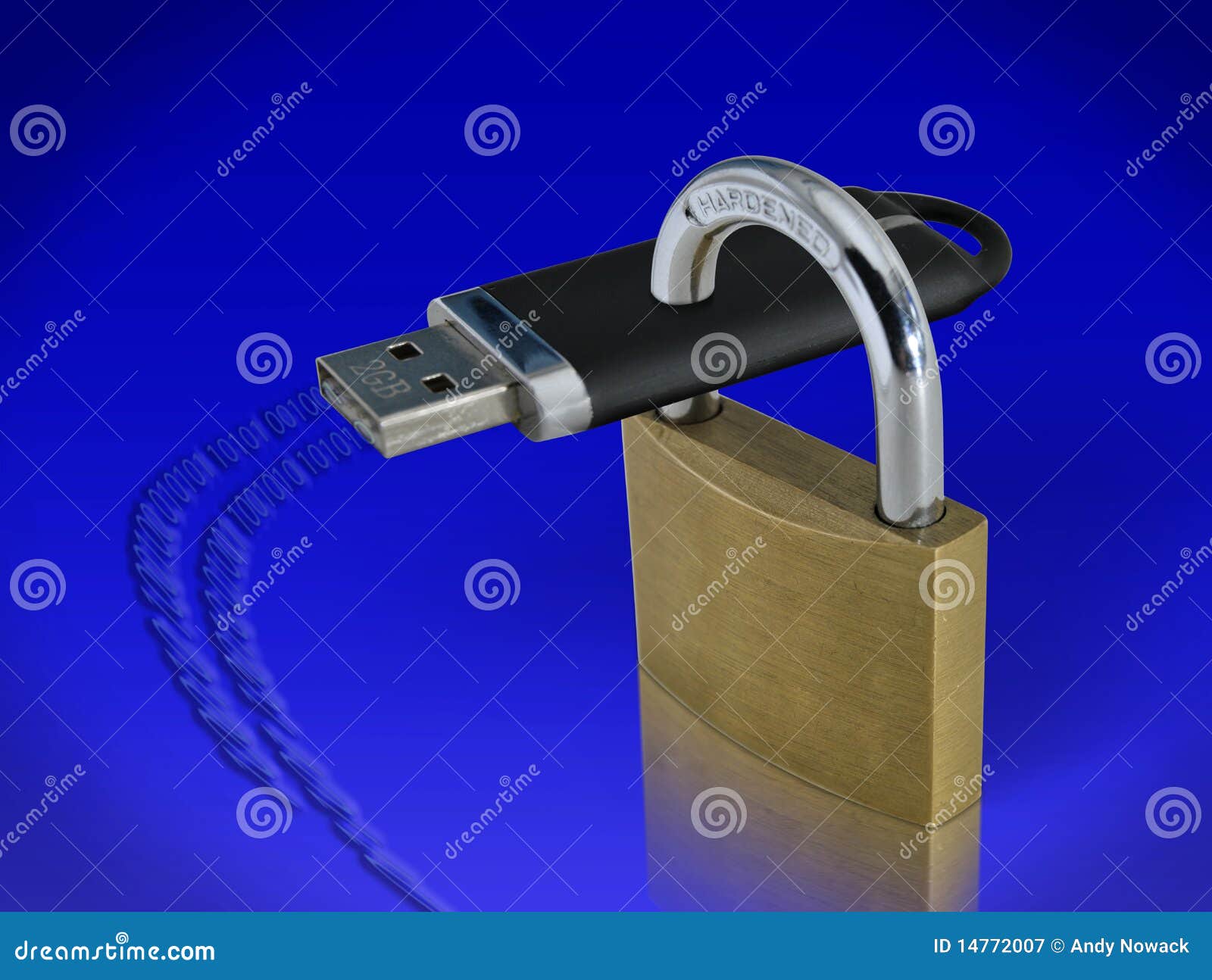 USB lock composite stock image. Image of composite, computer - 14772007