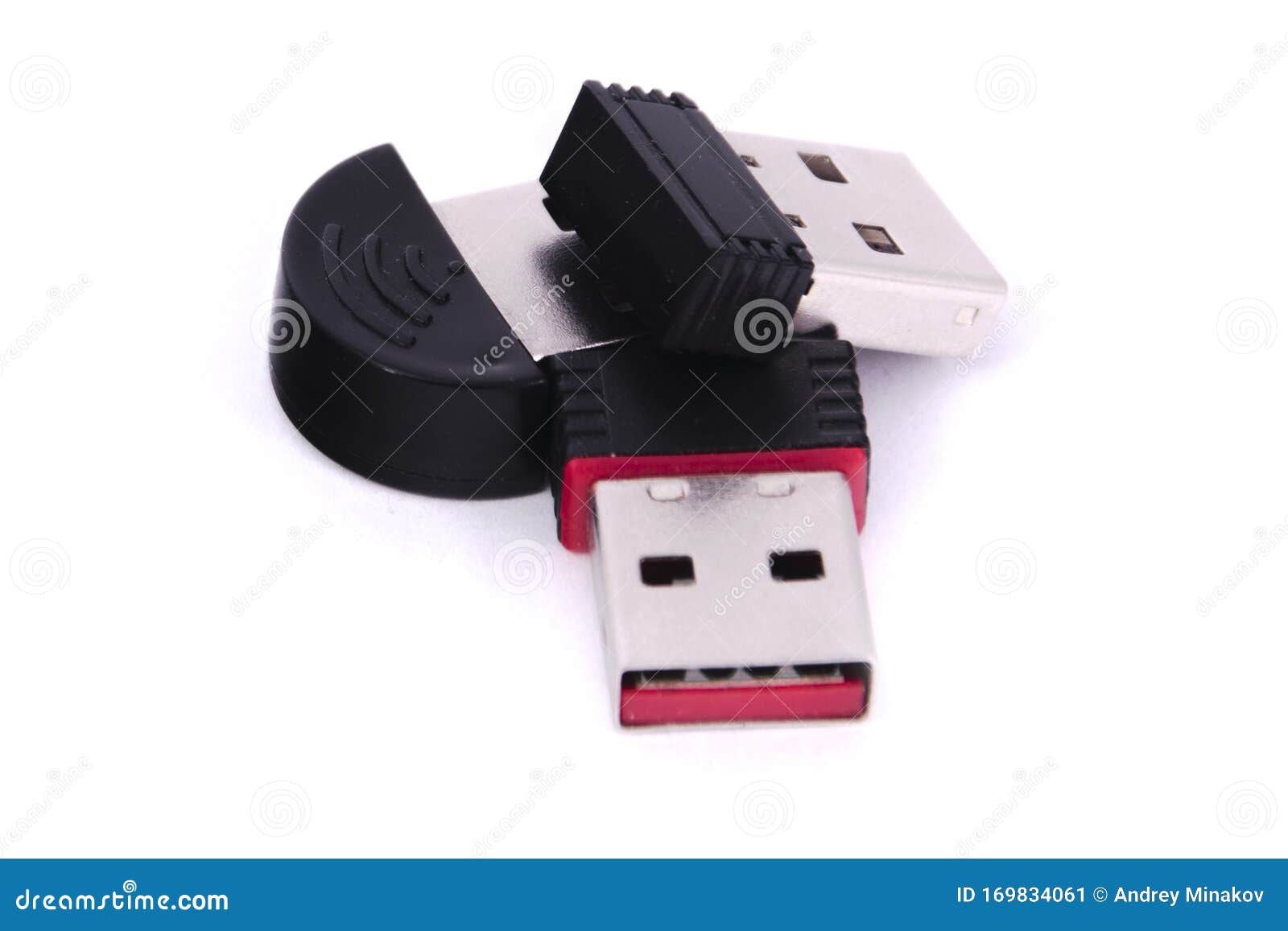 Usb Memory Mini Stick Many Isolated Stock Image - Image of hardware ...
