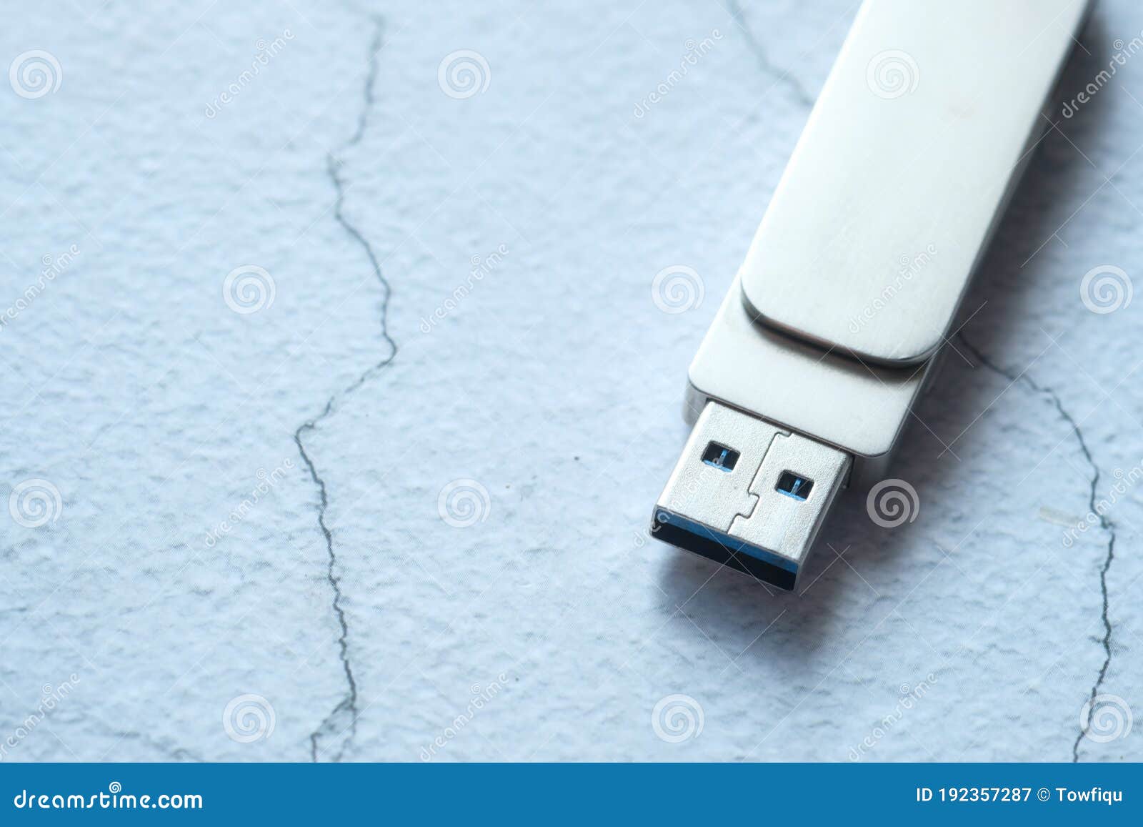 USB Memory Stick on White Background, Close Up. Stock Image - Image of ...