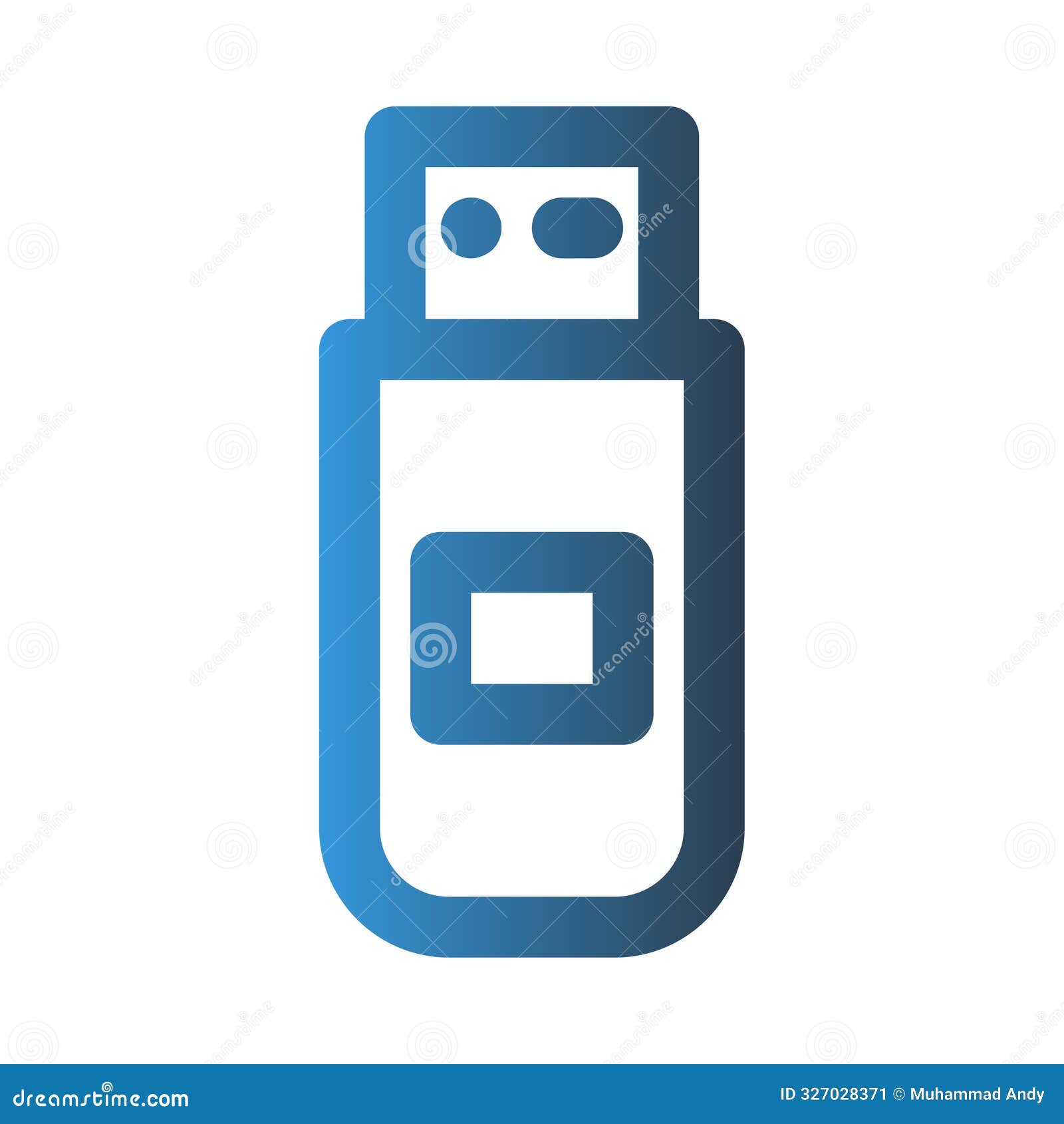 Usb Outline Icon. with Gradient Colors Suitable for Interfaces ...