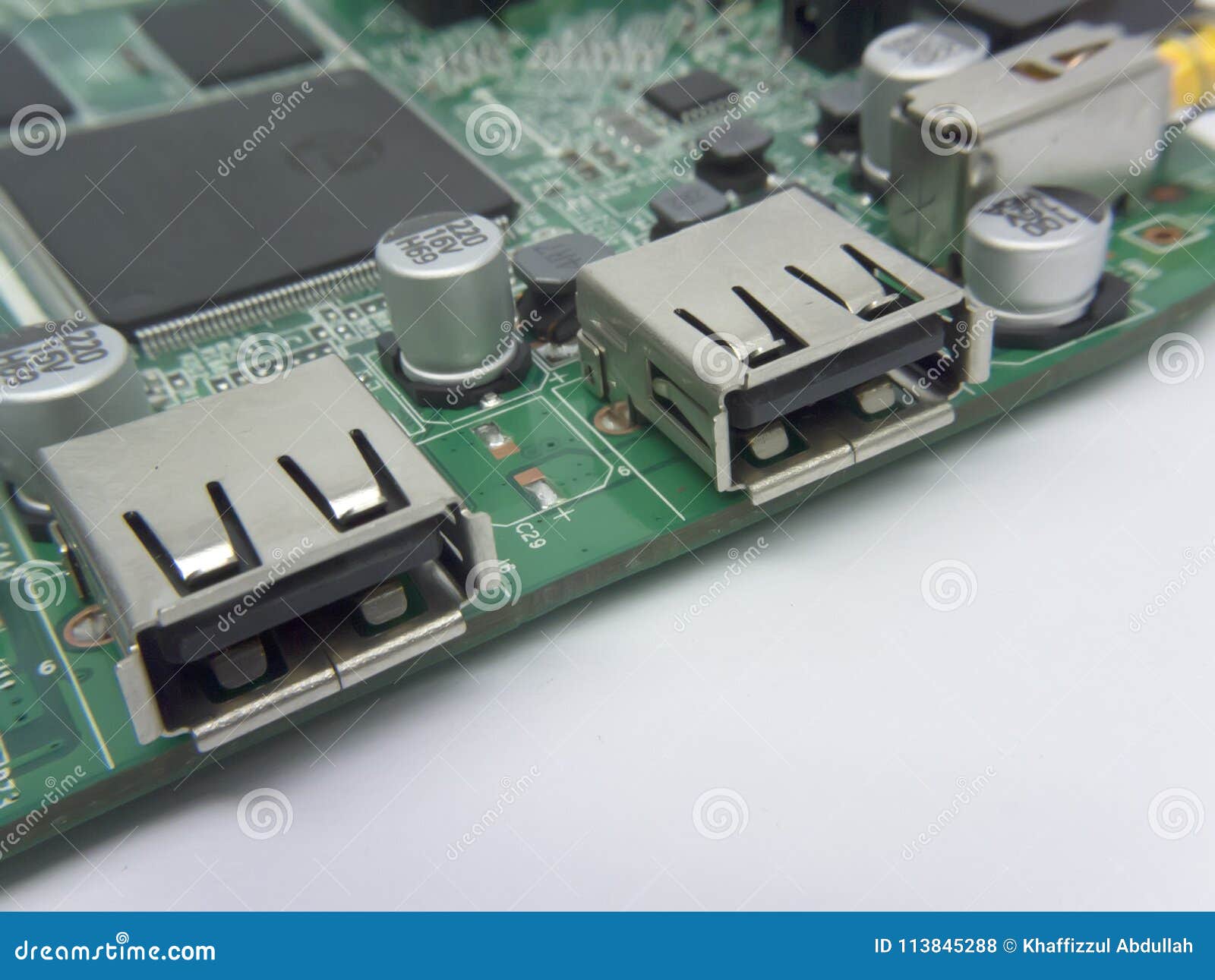 Usb output port stock photo. Image of equipment, closeup - 113845288
