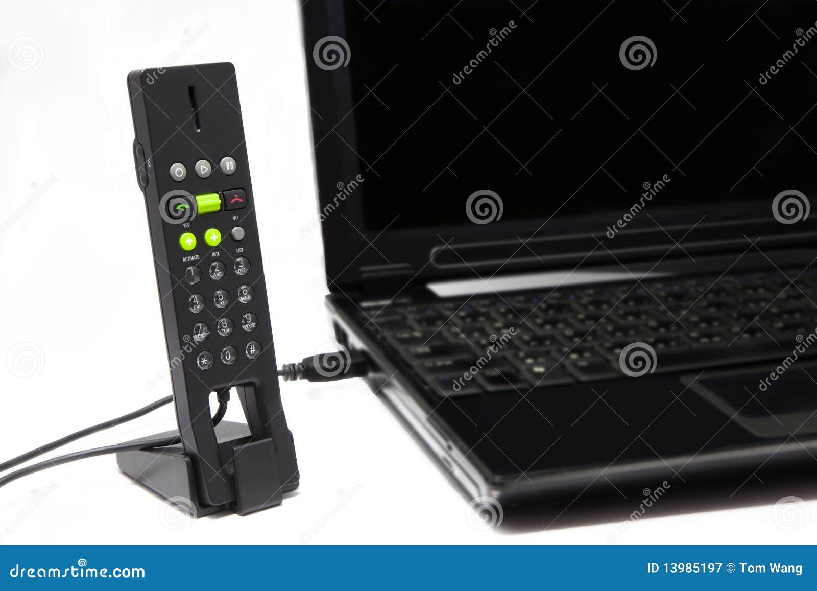 USB Phone for Internet Communication Stock Image - Image of dial, plug ...