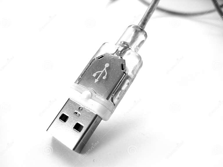 USB Plug stock image. Image of cable, plug, chrome, silver - 11237