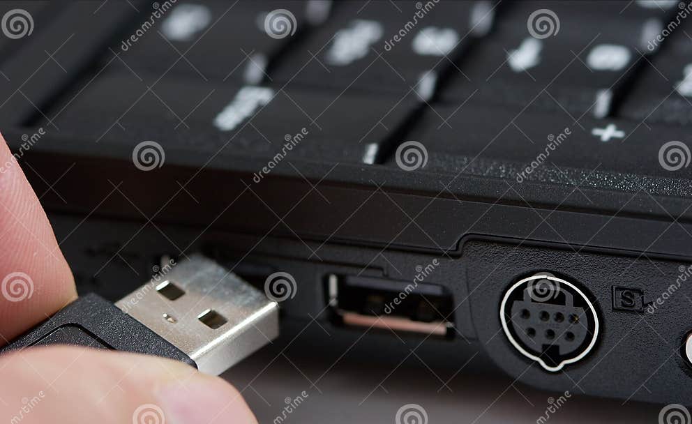 Usb plug stock photo. Image of device, modern, equipment - 3965724