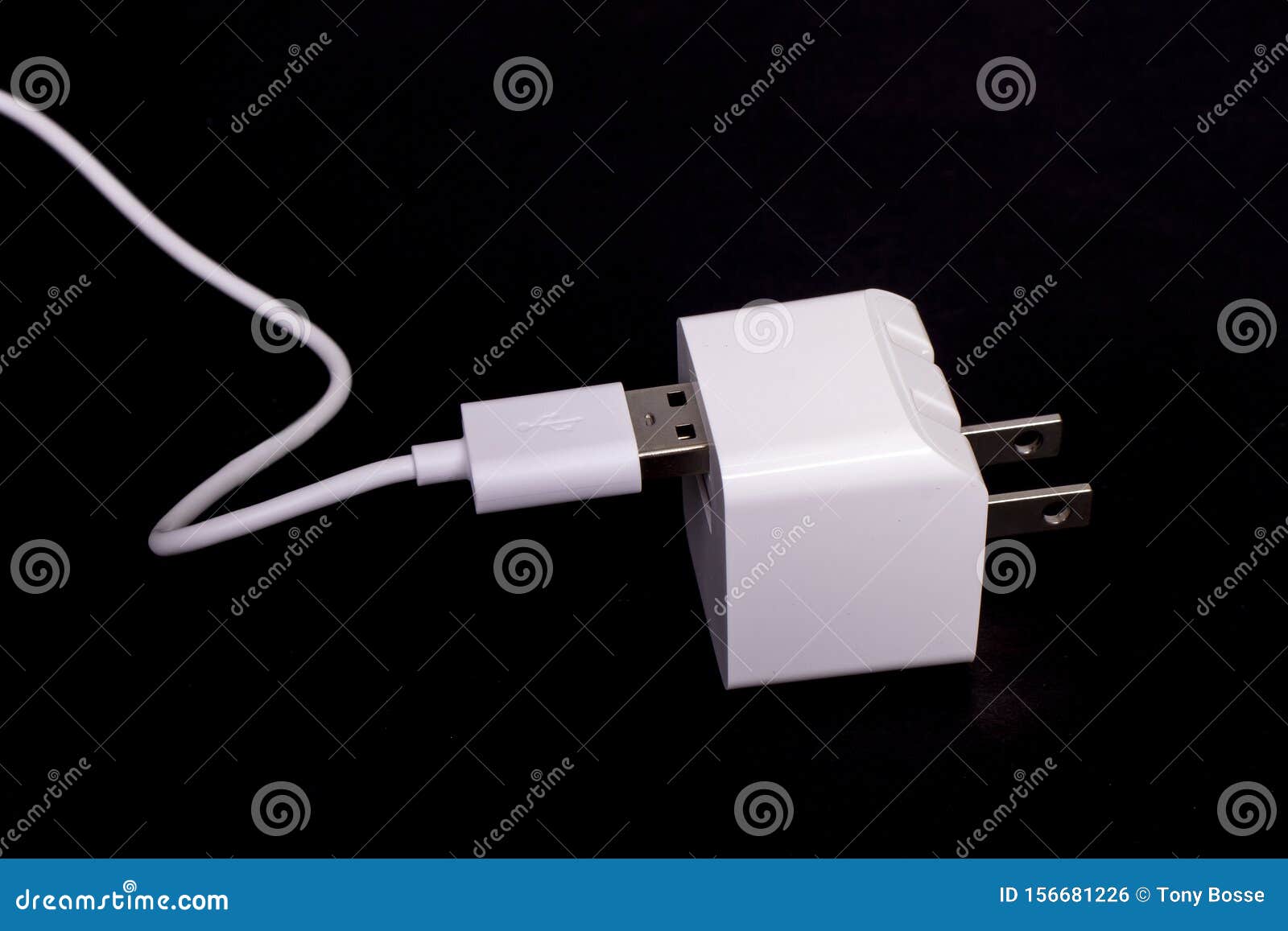 USB Plug Adapter stock photo. Image of power, electrical - 156681226