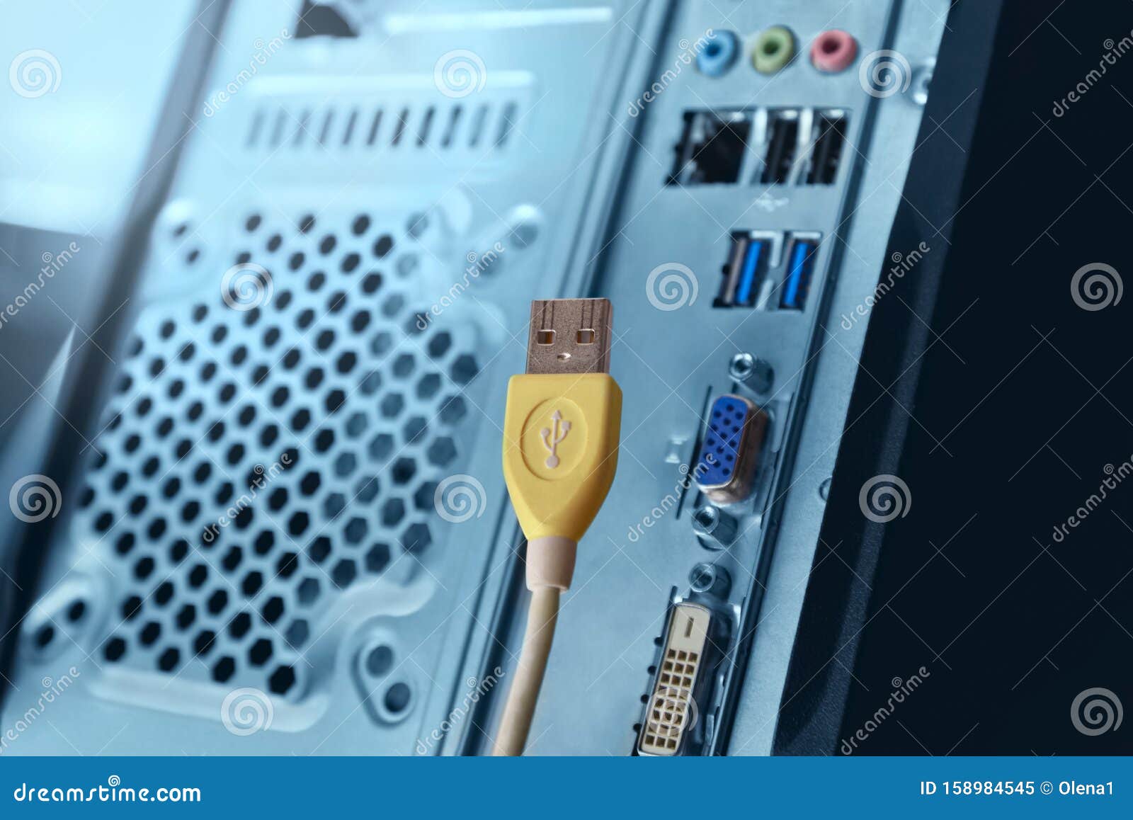 USB plug stock image. Image of background, supply, technology - 158984545
