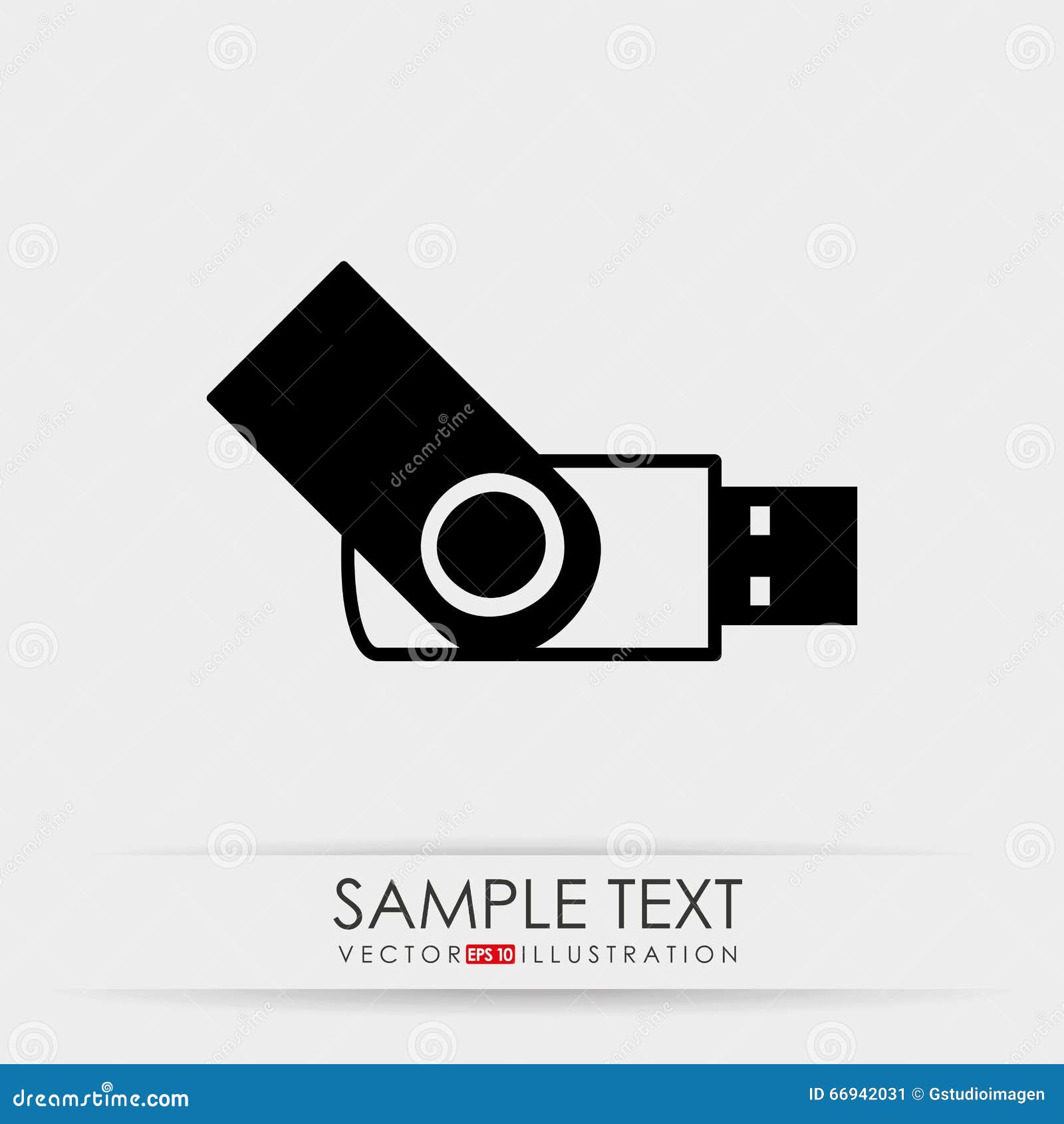 Usb plug design stock illustration. Illustration of icon - 66942031