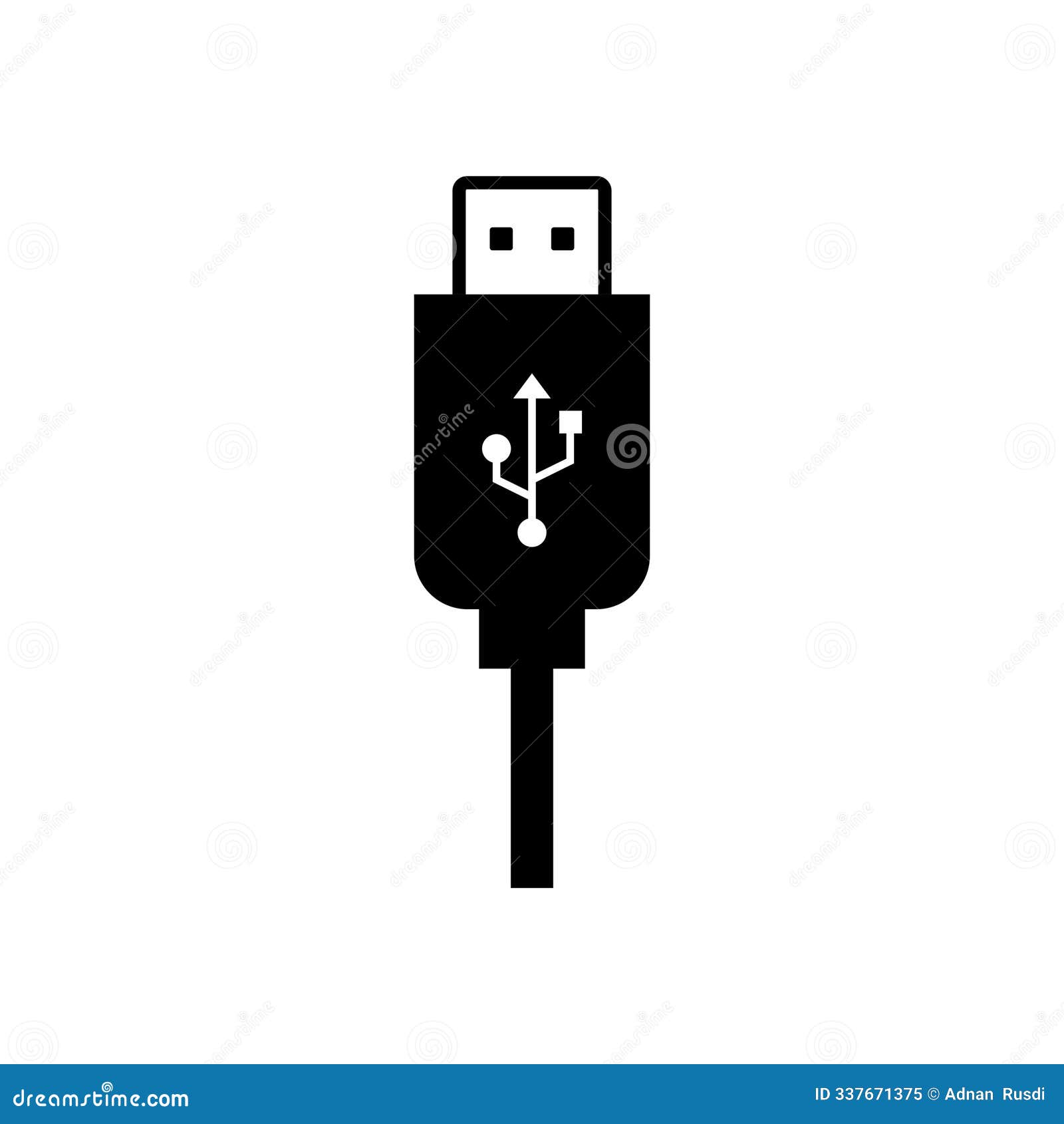 Usb Plug Icon. Usb Connector Symbol. Data Transfer Computer Usb Drive ...