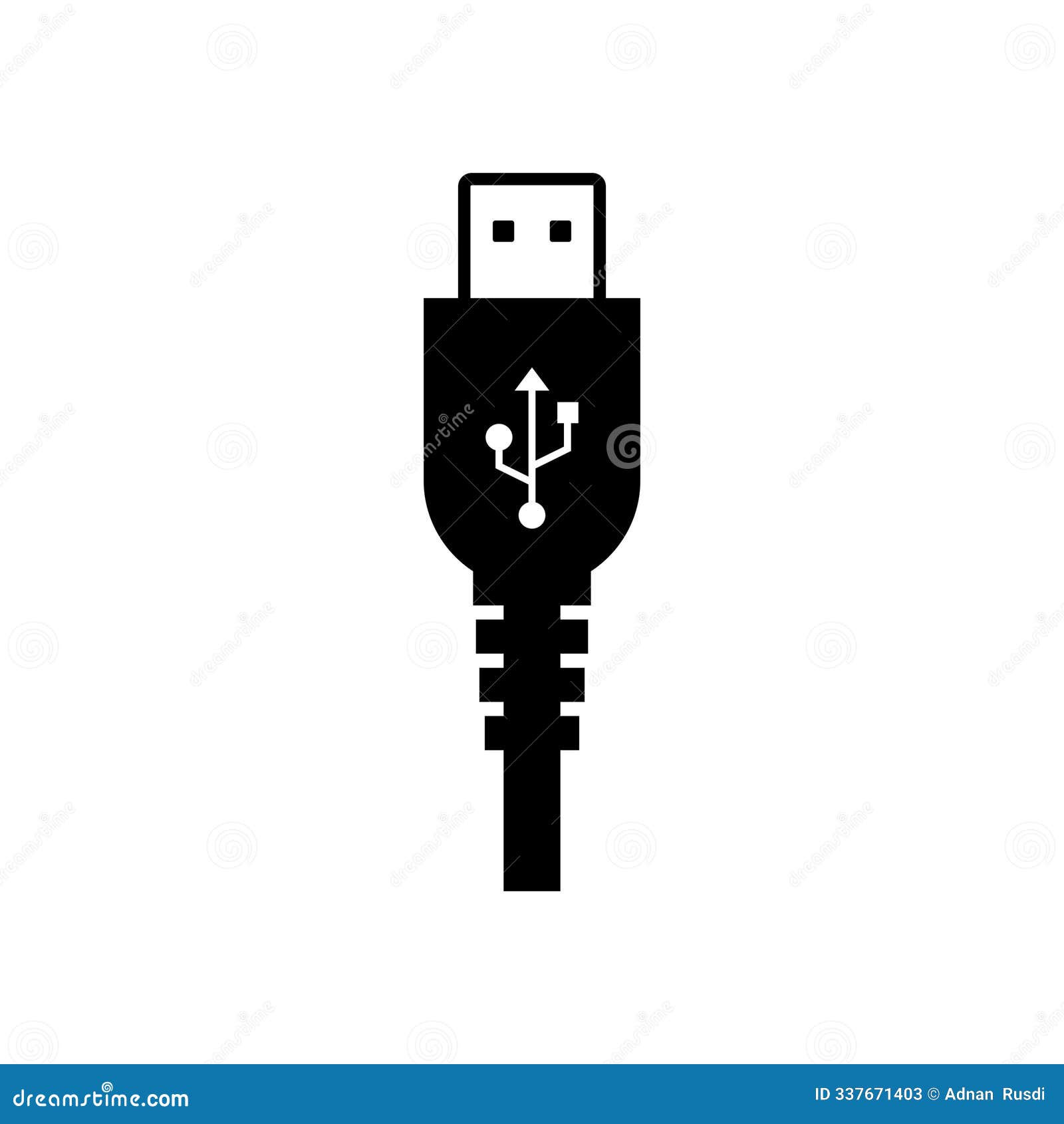 Usb Plug Icon. Usb Connector Symbol. Data Transfer Computer Usb Drive ...