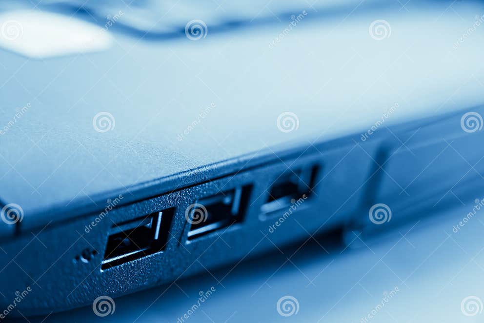 Usb port stock image. Image of technology, laptop, transfer - 9013109