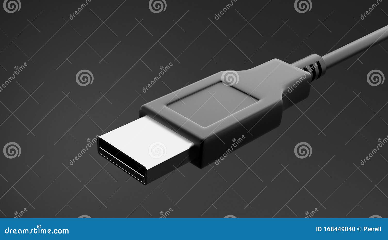 USB Port Concept. 3d Illustration, 3d Rendering Stock Illustration ...