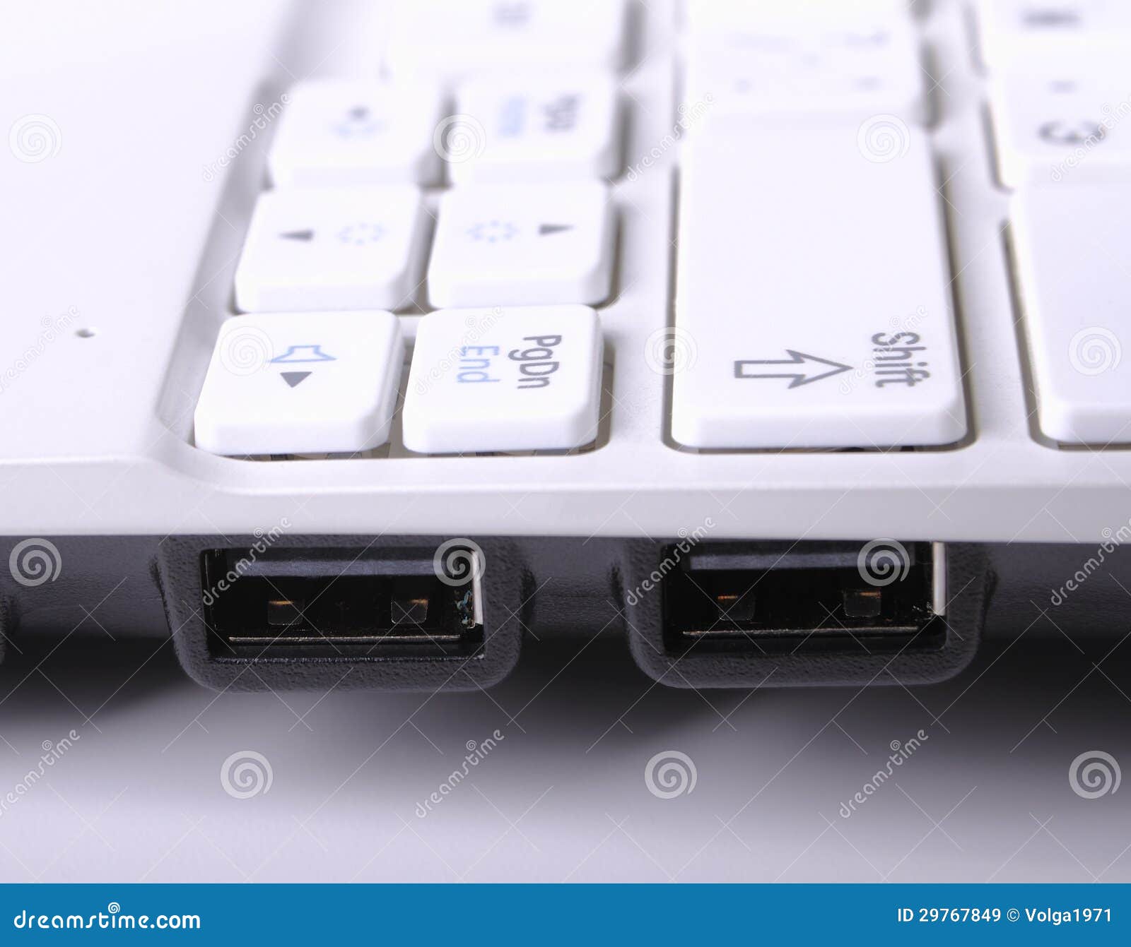USB port on laptop stock image. Image of equipment, communication ...