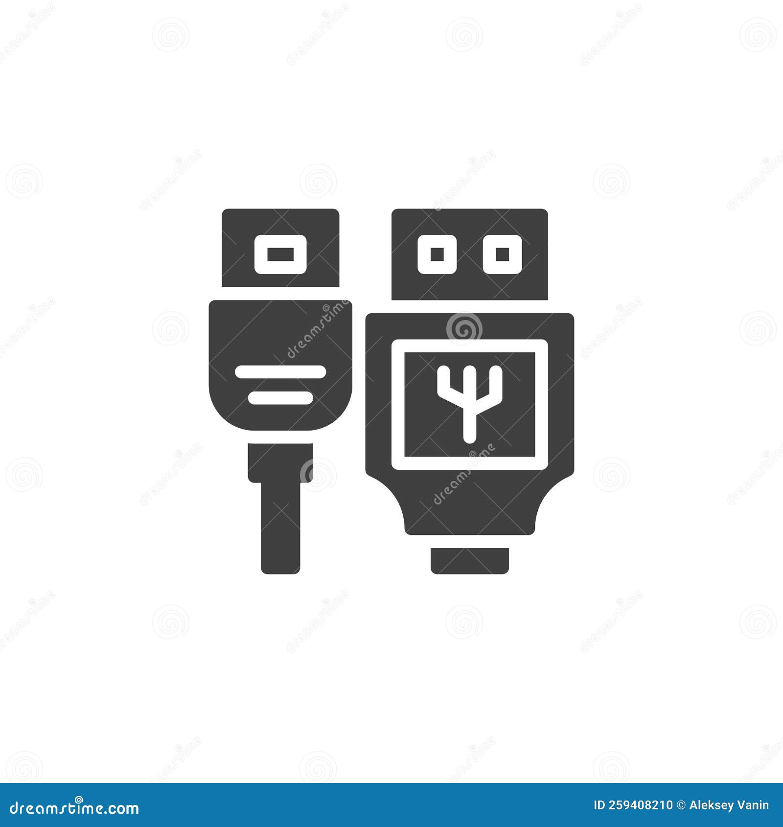 Usb port vector icon stock vector. Illustration of connect - 259408210 Usb port vector icon stock vector. Illustration of connect - 259408210