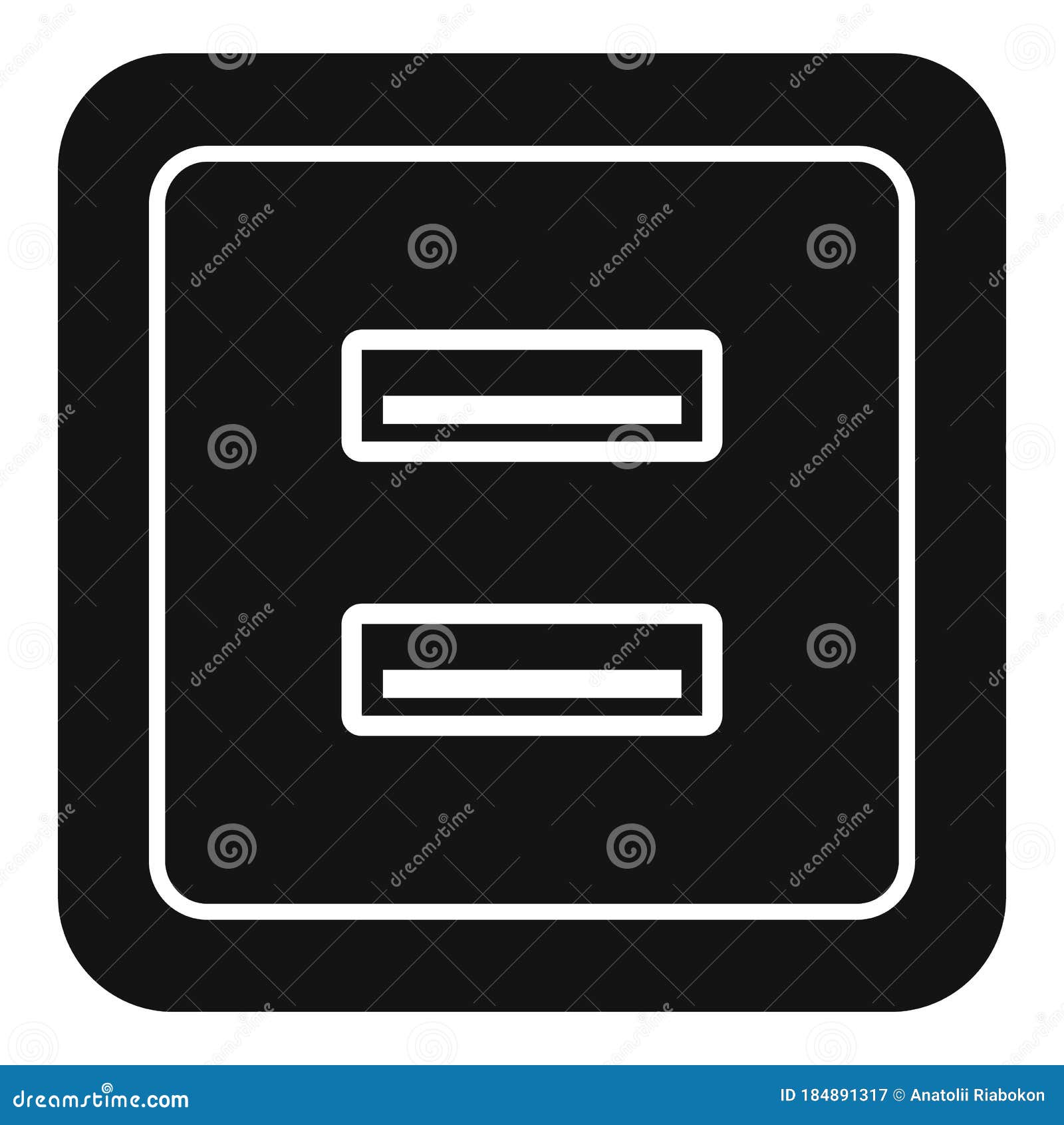 Usb Power Socket Icon, Simple Style Stock Vector - Illustration of ...