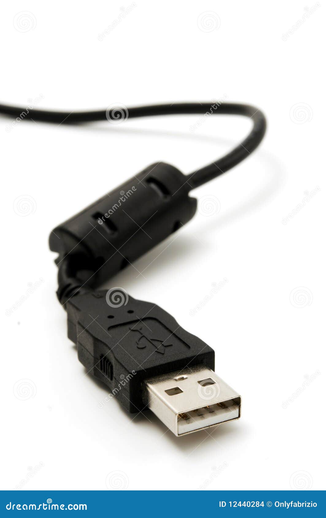 A USB Series a plug stock photo. Image of high, speed - 12440284