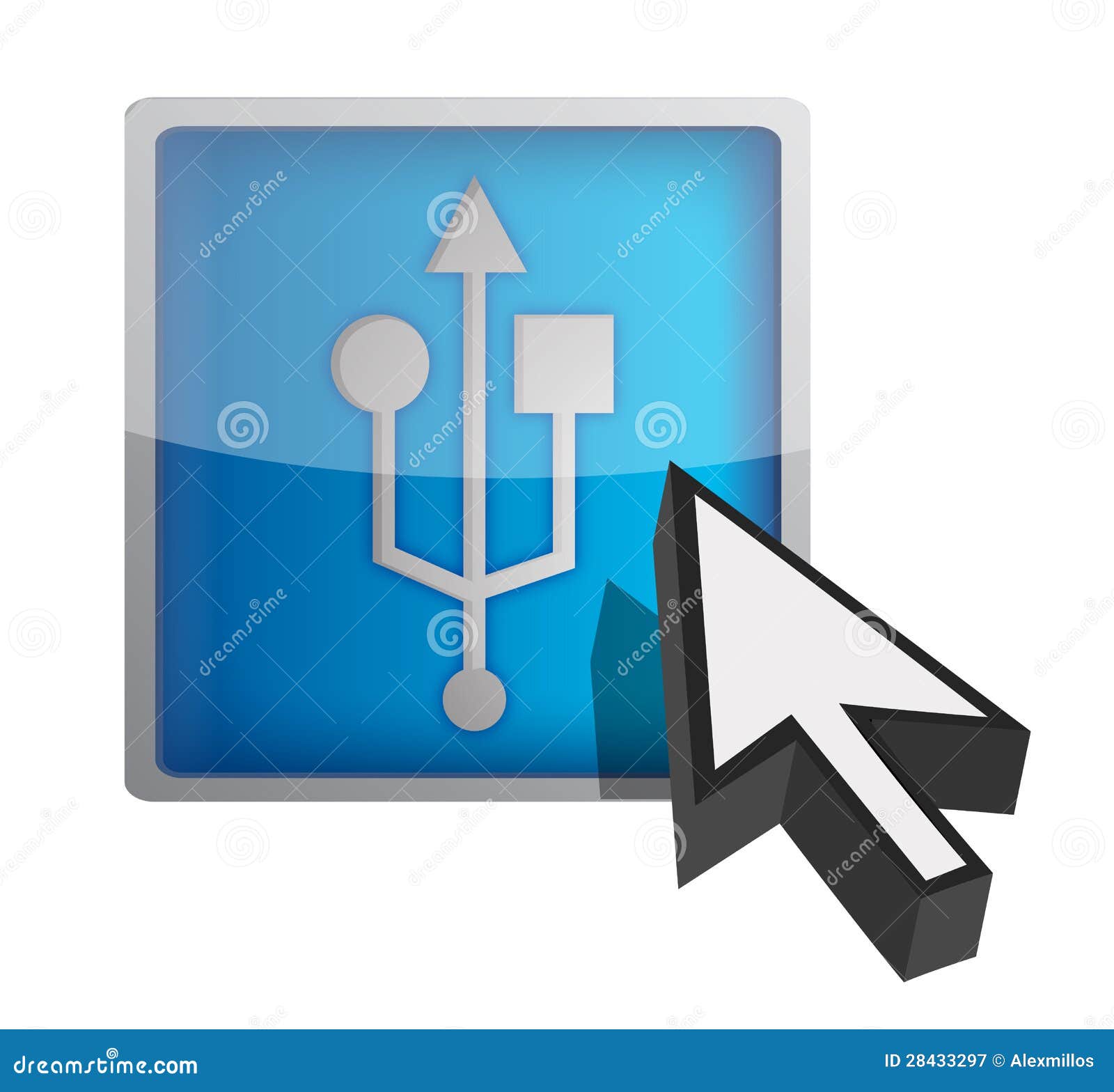 USB sign stock illustration. Illustration of information - 28433297