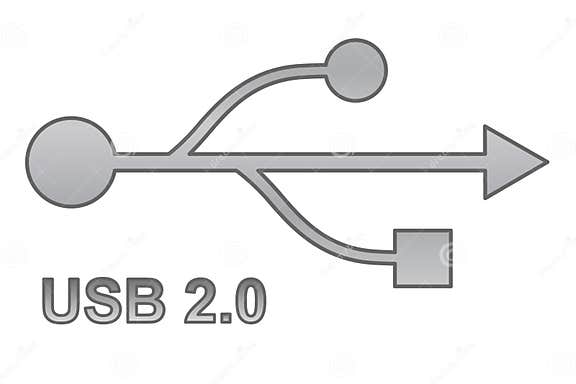 Usb Sign for Interface Electronic Hardware Stock Vector - Illustration ...