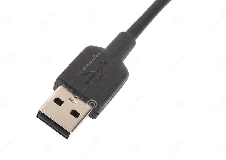 USB a standard plug stock image. Image of electric, connect - 23941605