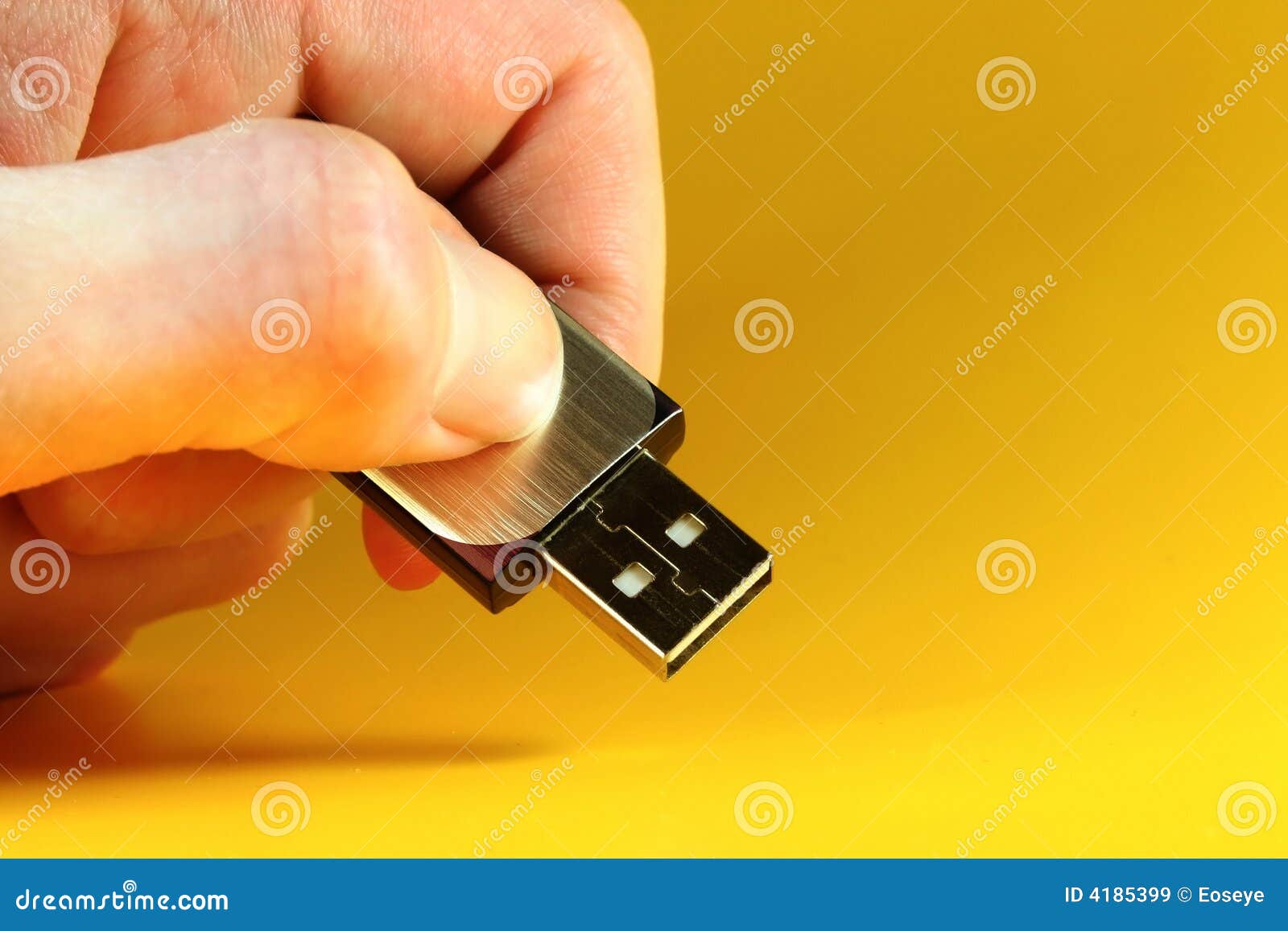 USB stick stock image. Image of hand, memory, serial, hardware - 4185399
