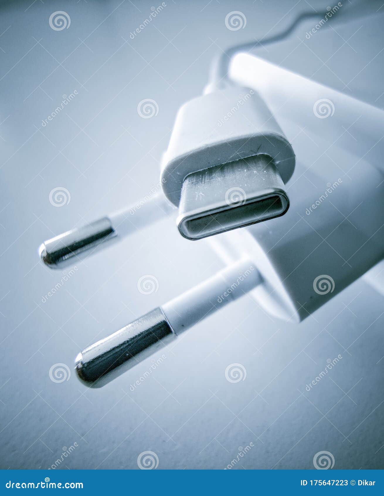 USB Type C Connector and Smartphone Charger Stock Image - Image of ...