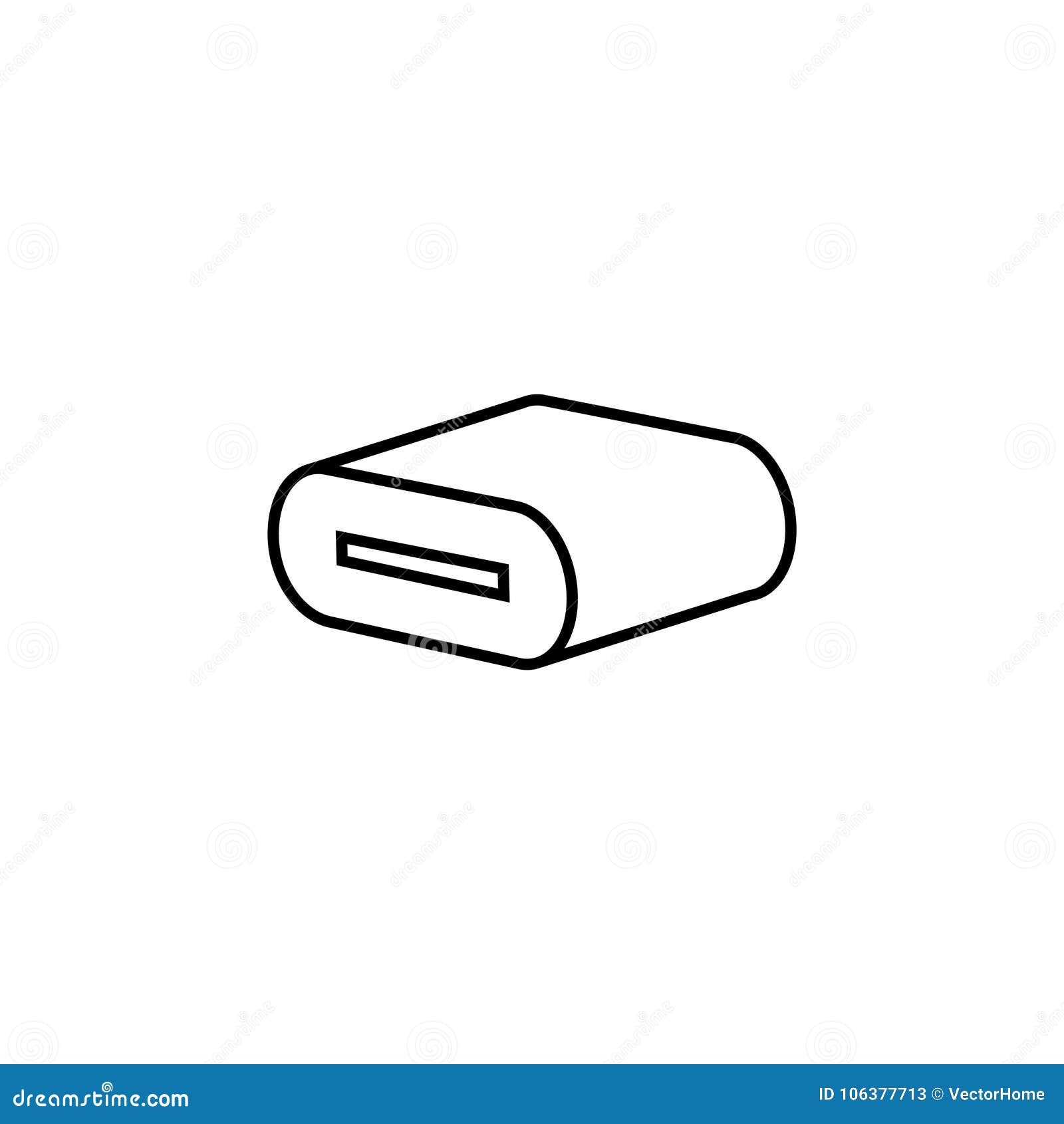 USB Type C Icon, Illustration. Stock Vector - Illustration of storage ...