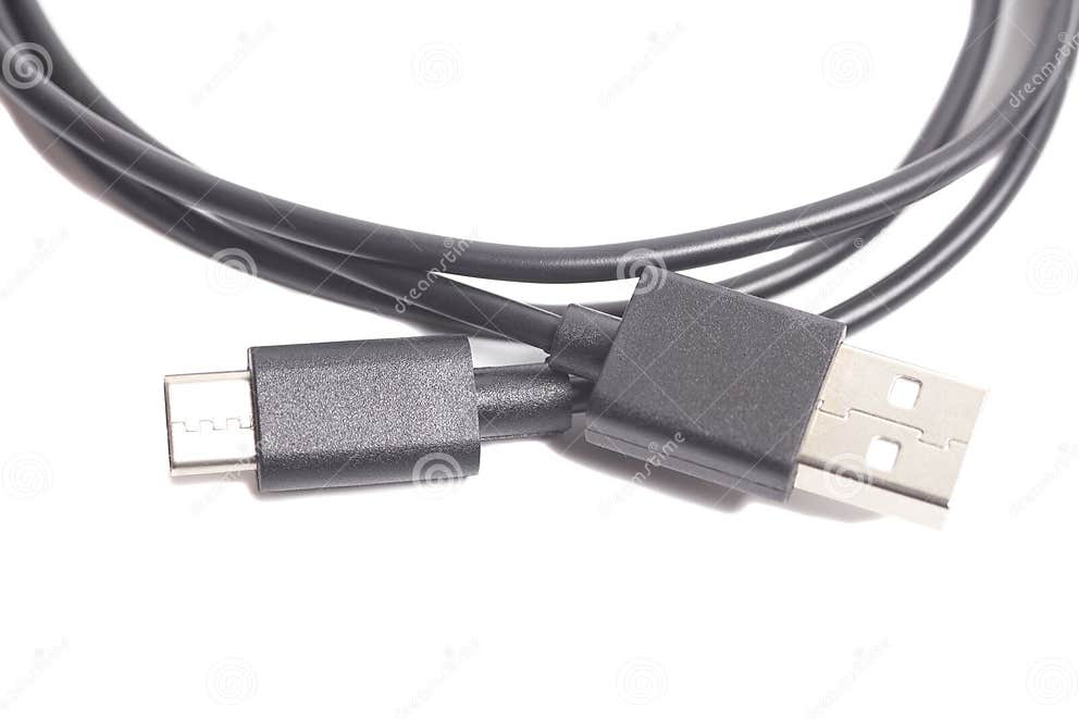 USB type C port cable stock image. Image of phone, connect - 293303253