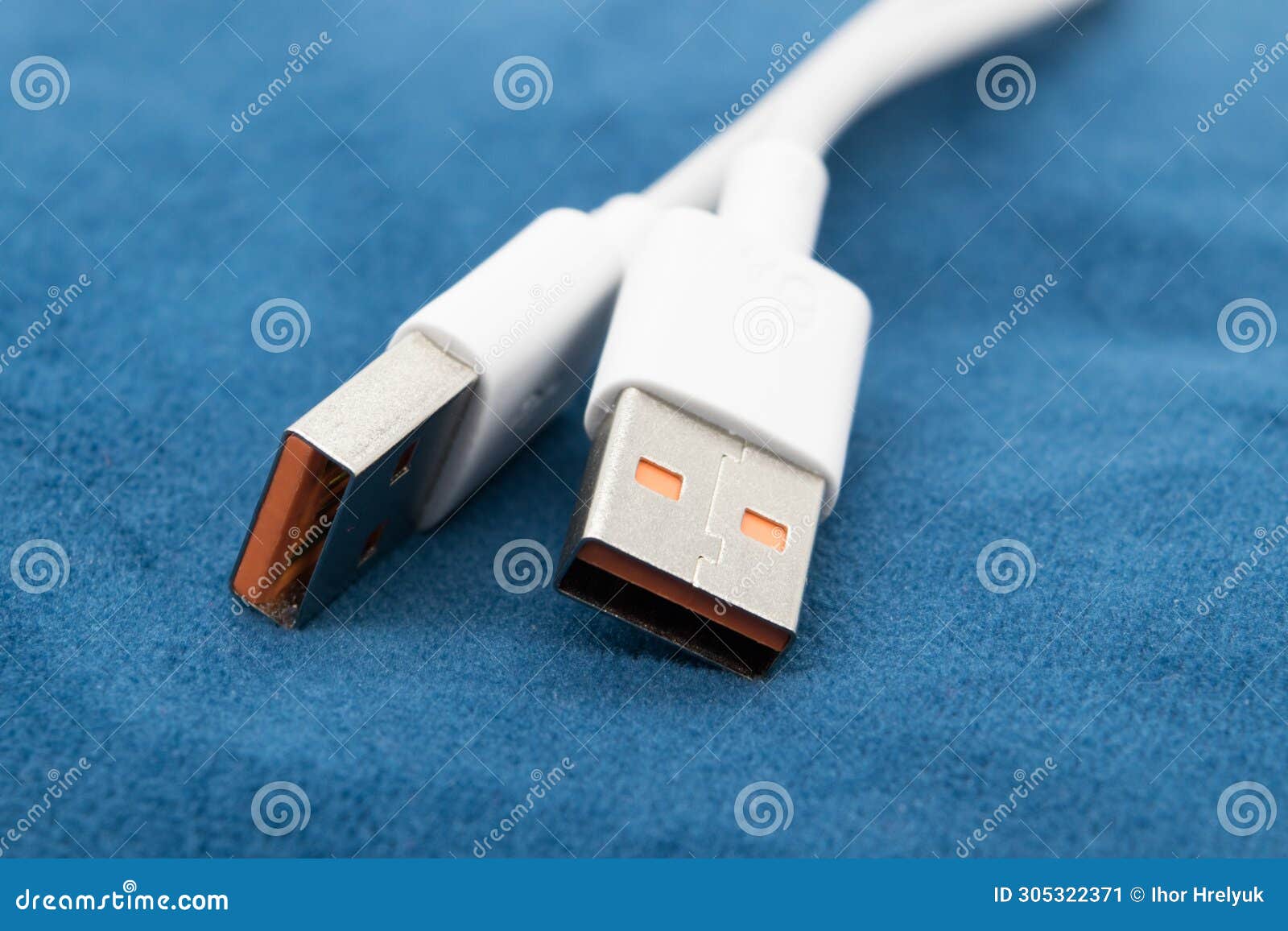 USB Type a Close-up on a Dark Background Stock Image - Image of charger ...
