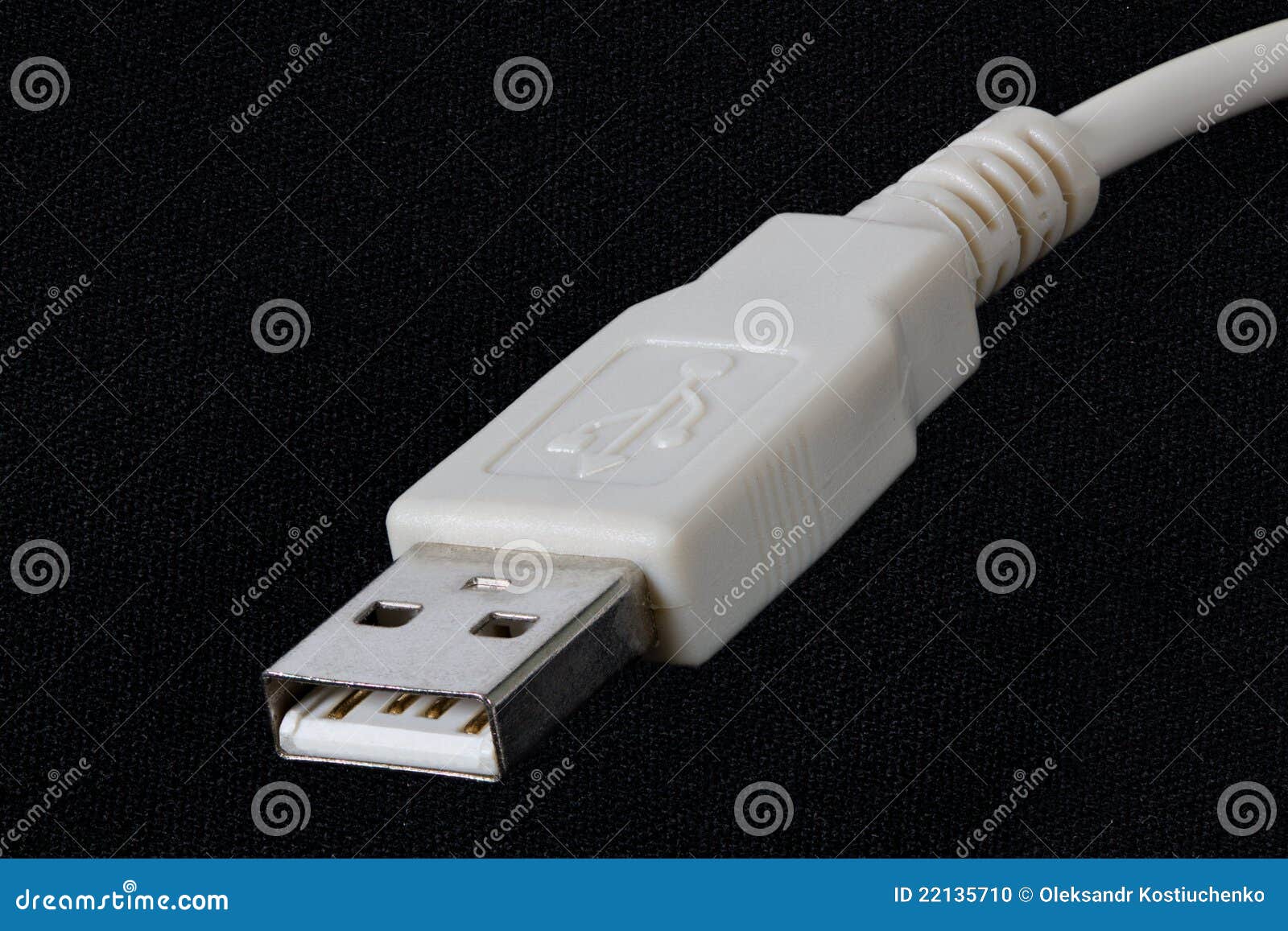 A Usb Universal Serial Connector Stock Photo - Image of information ...