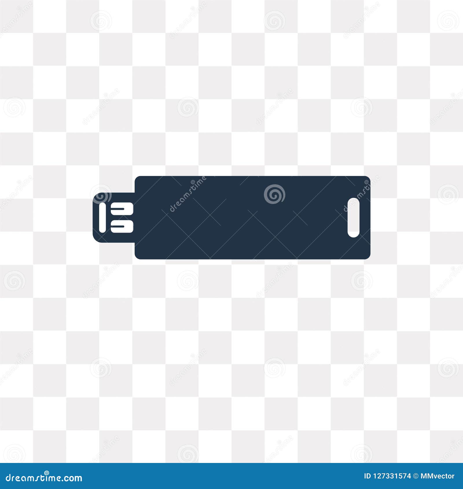 USB Vector Icon Isolated on Transparent Background, USB Transpa Stock ...