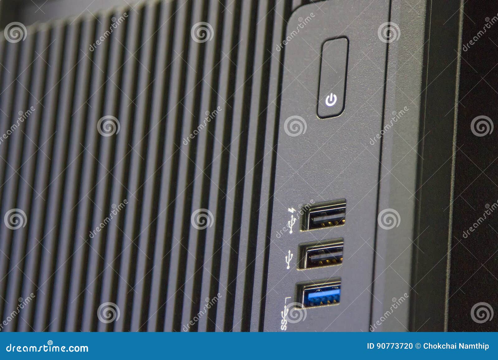 USB Version 3.0 and Button Off in Black Model Stock Photo - Image of ...