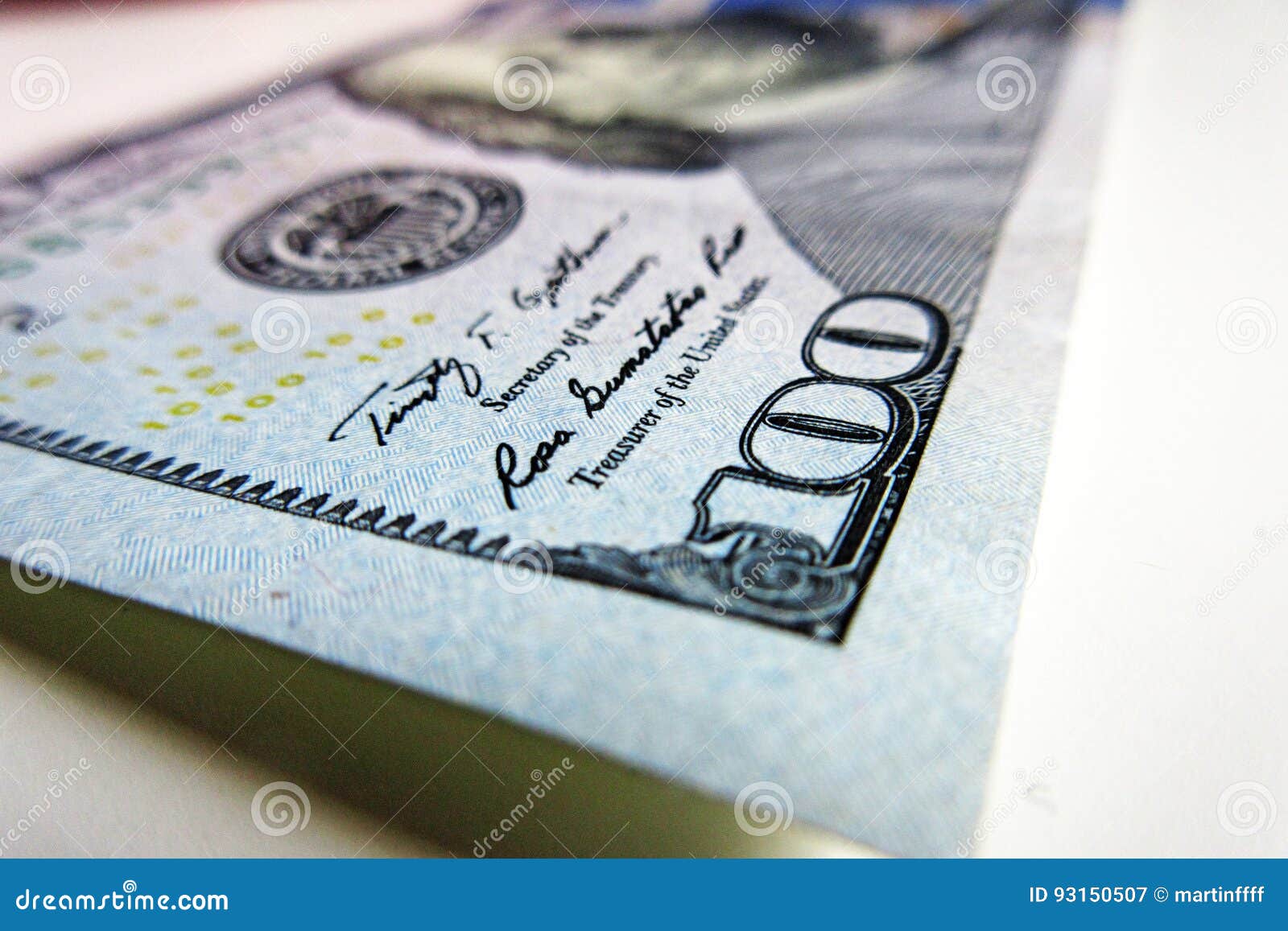 100 USD Banknote Close Up Photography Stock Image - Image of save, rate ...