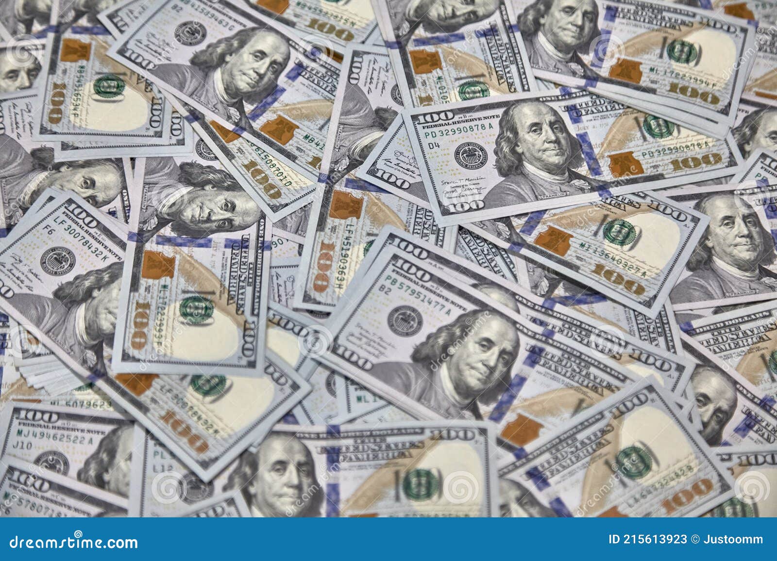 100 USD Banknotes Lots of Background Texture Close Up Money Stock Image ...