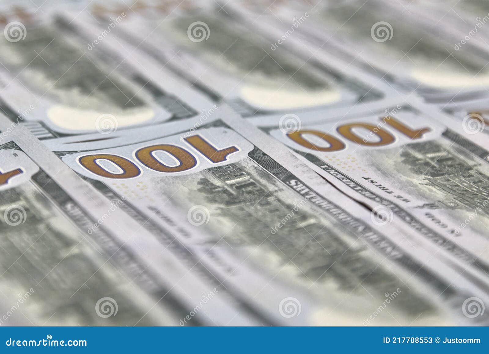 100 USD Banknotes Lots of Background Texture Close Up Money Stock Image ...