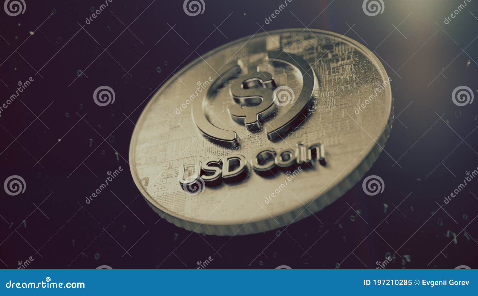 USD Coin USDC Cryptocurrency Symbol Stock Illustration - Illustration ...