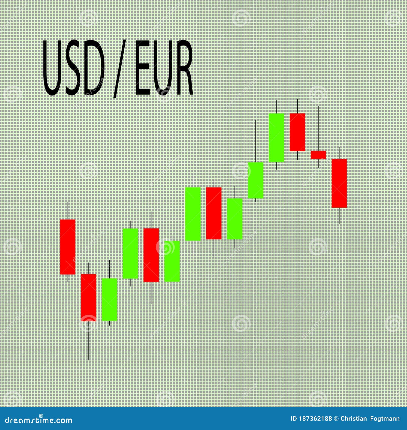 Euro And Chart, Currency Decline, Bearish Icon, Background Money ...