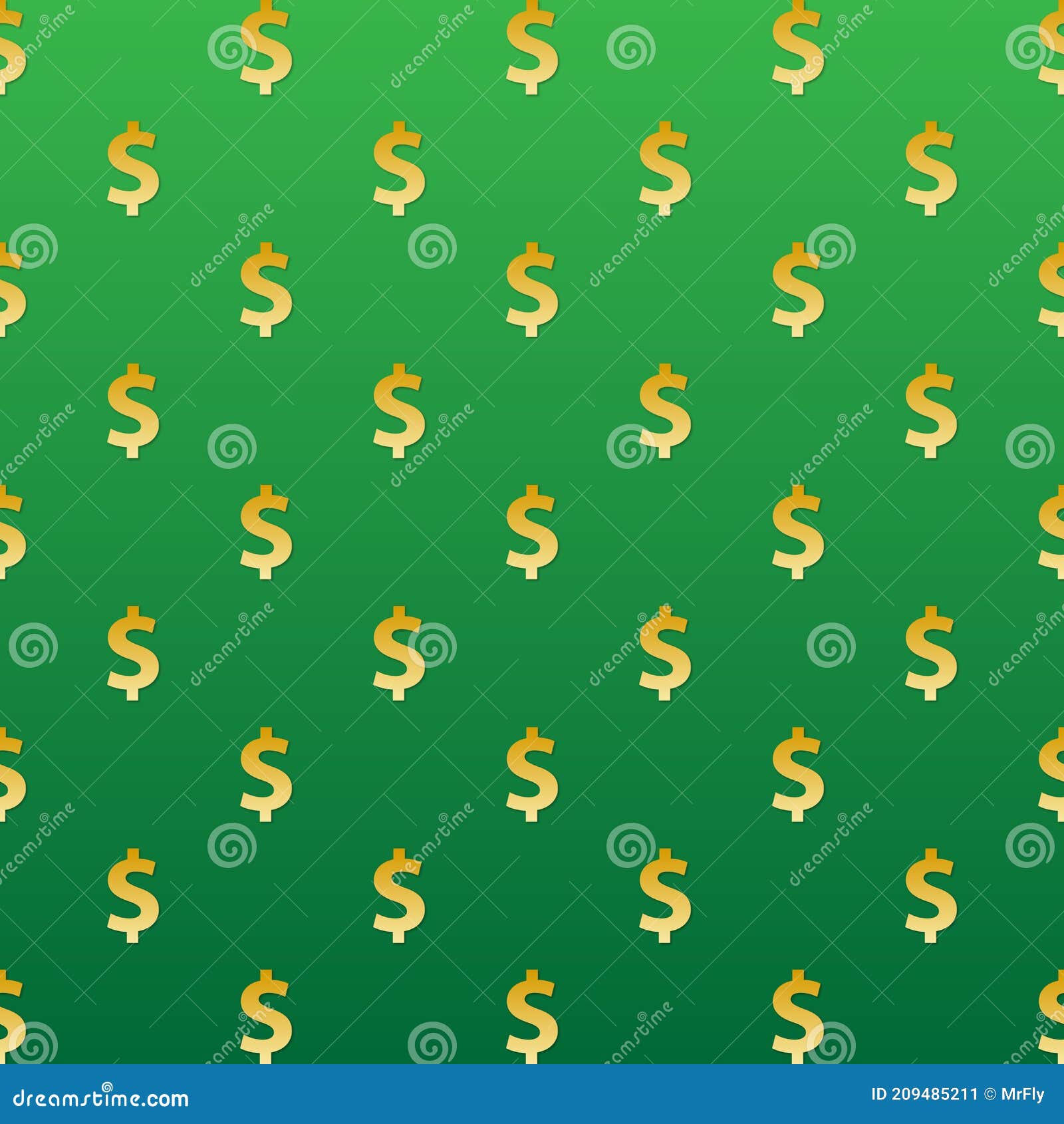 USD Sign Seamless Texture, Vector Illustration Stock Vector ...