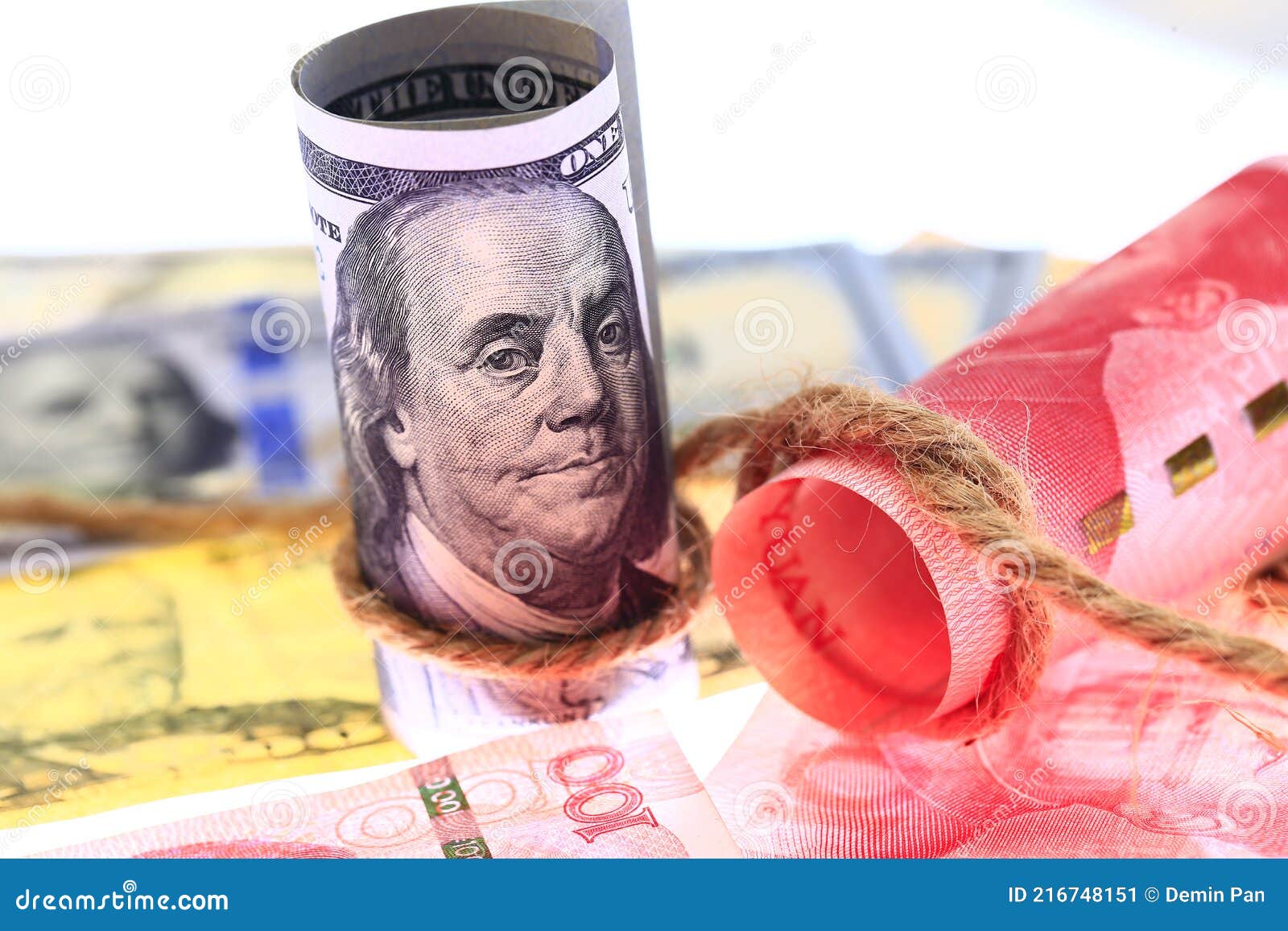 USD vs RMB stock image. Image of renmin, cash, exchange - 216748151