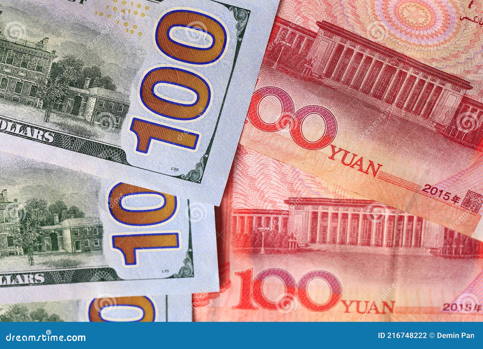 USD vs RMB stock photo. Image of bill, investment, banking - 216748222