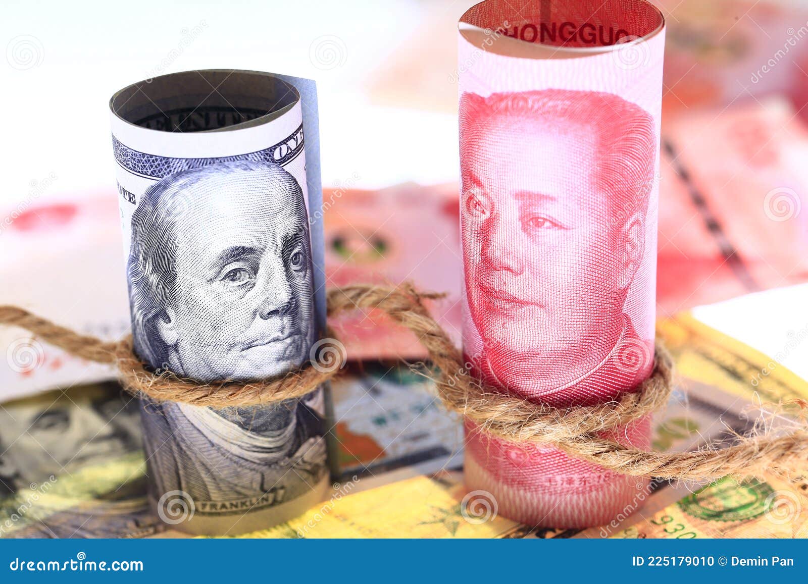 USD vs RMB stock photo. Image of flag, market, american - 225179010