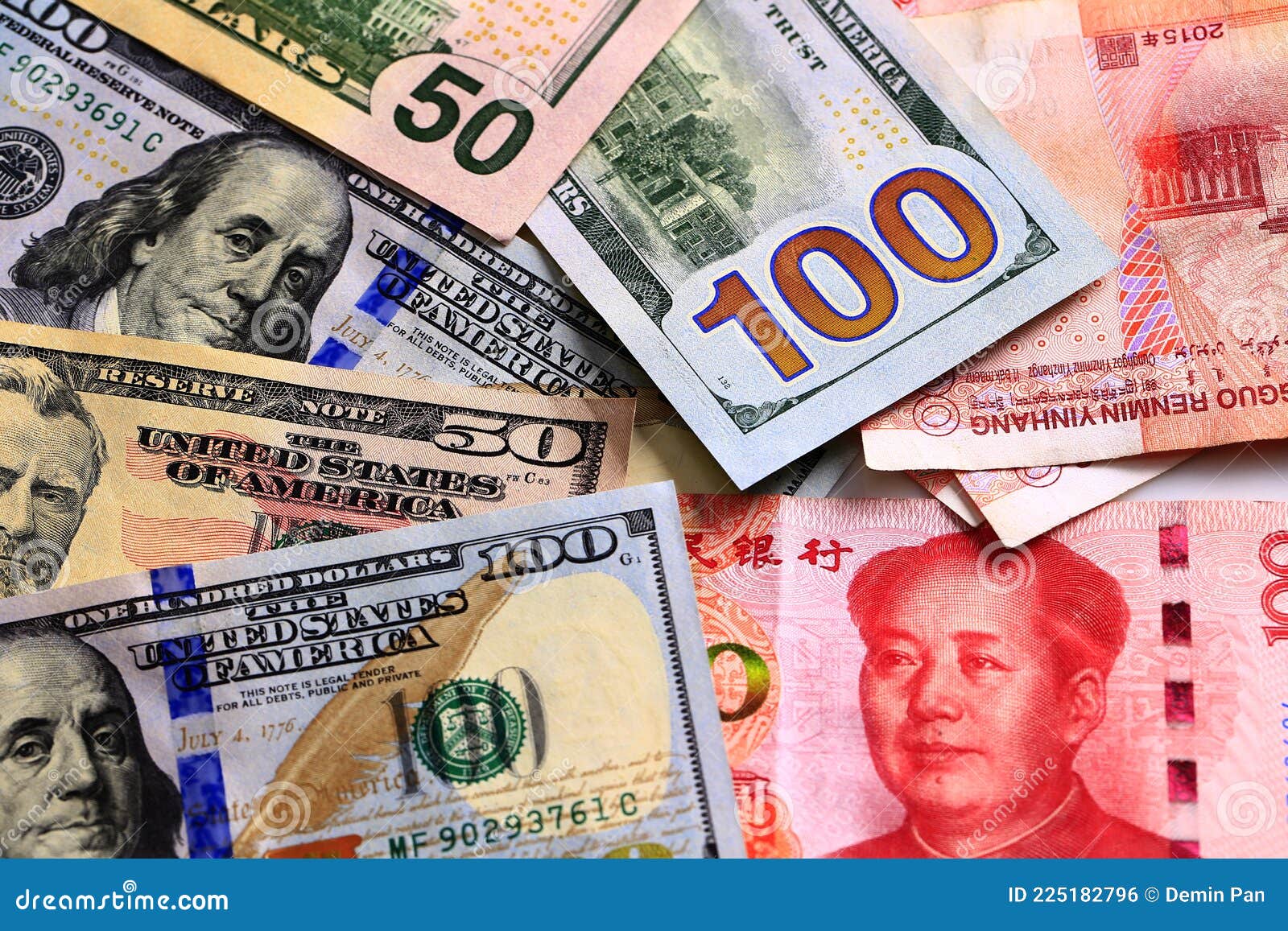 USD vs RMB stock photo. Image of trade, currency, american - 225182796